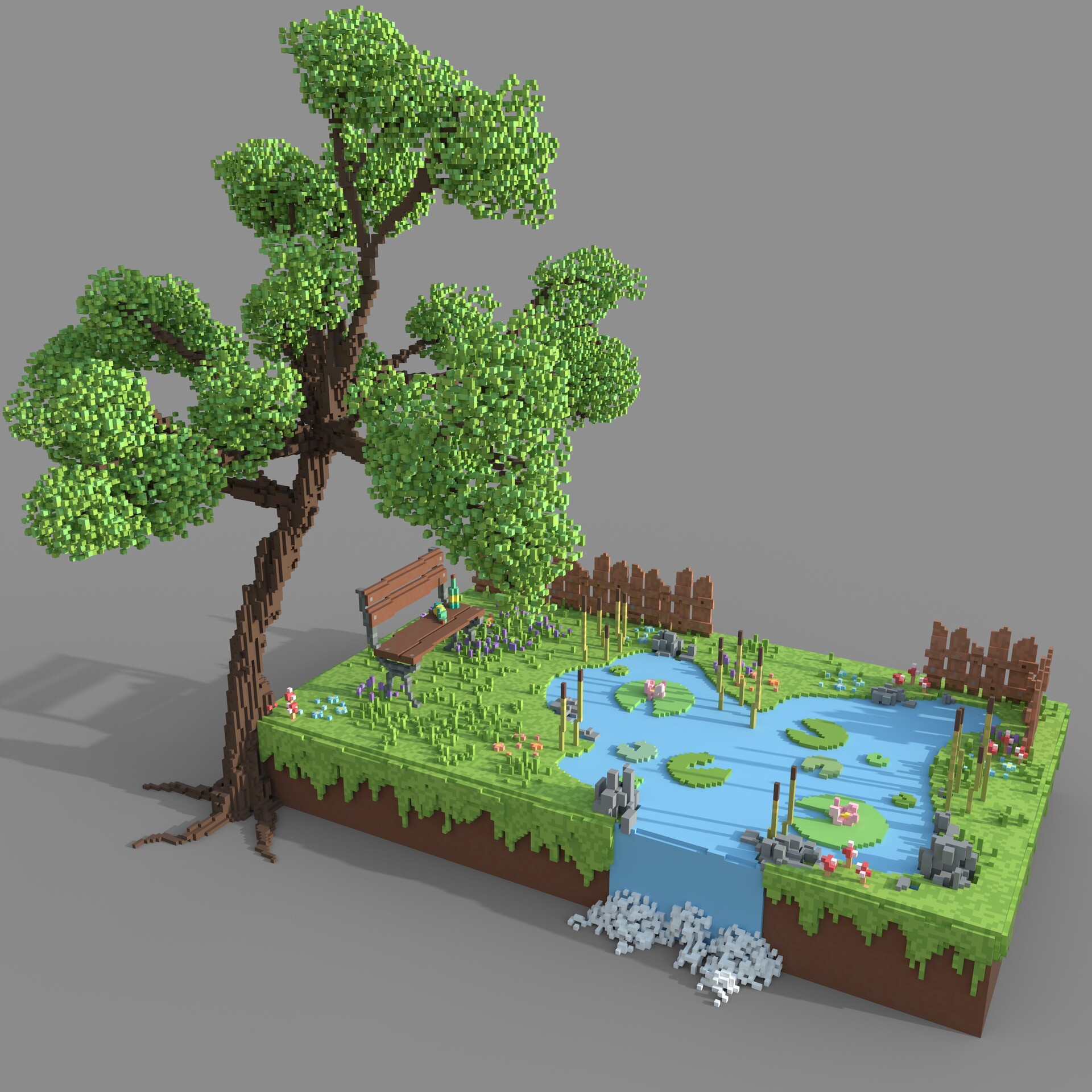 ArtStation - Pixel garden