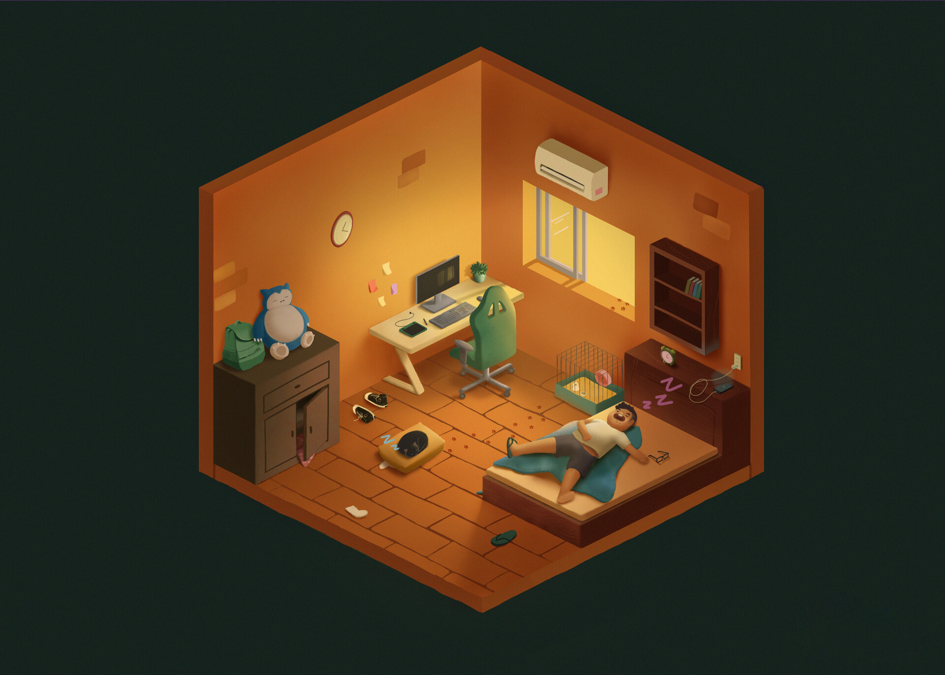ArtStation - Isometric house