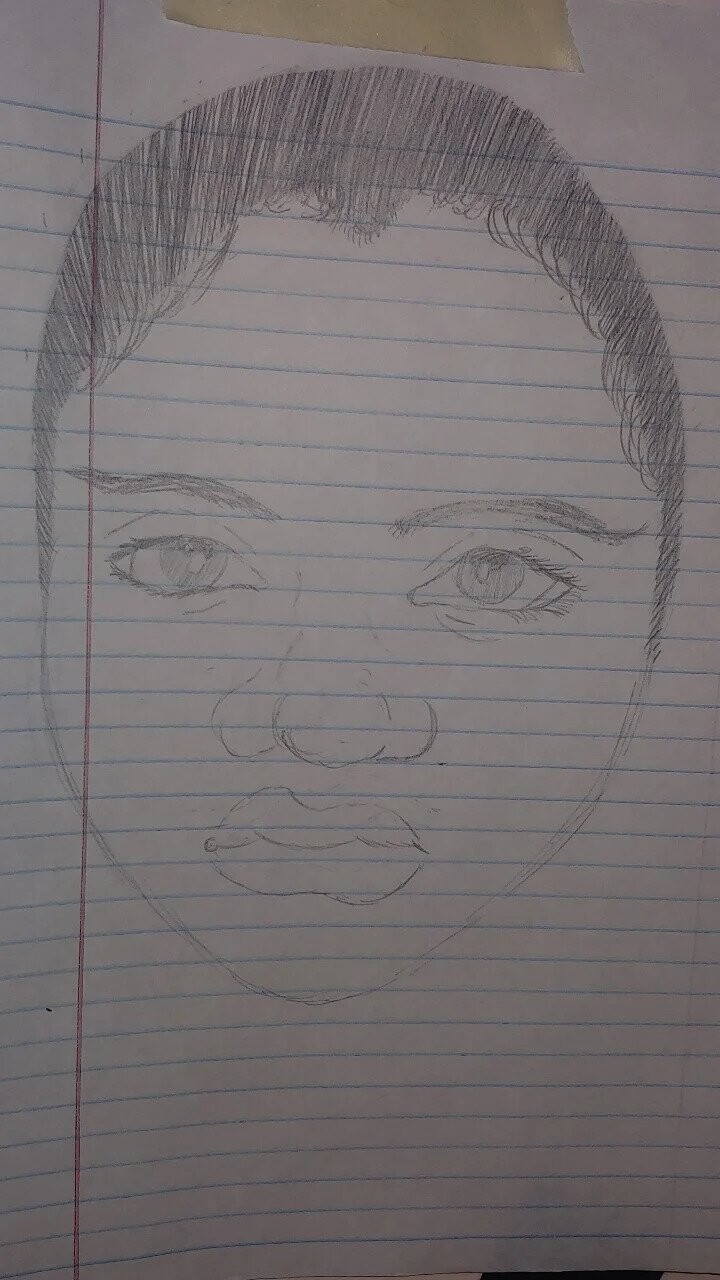 ArtStation - drawing of me by me.