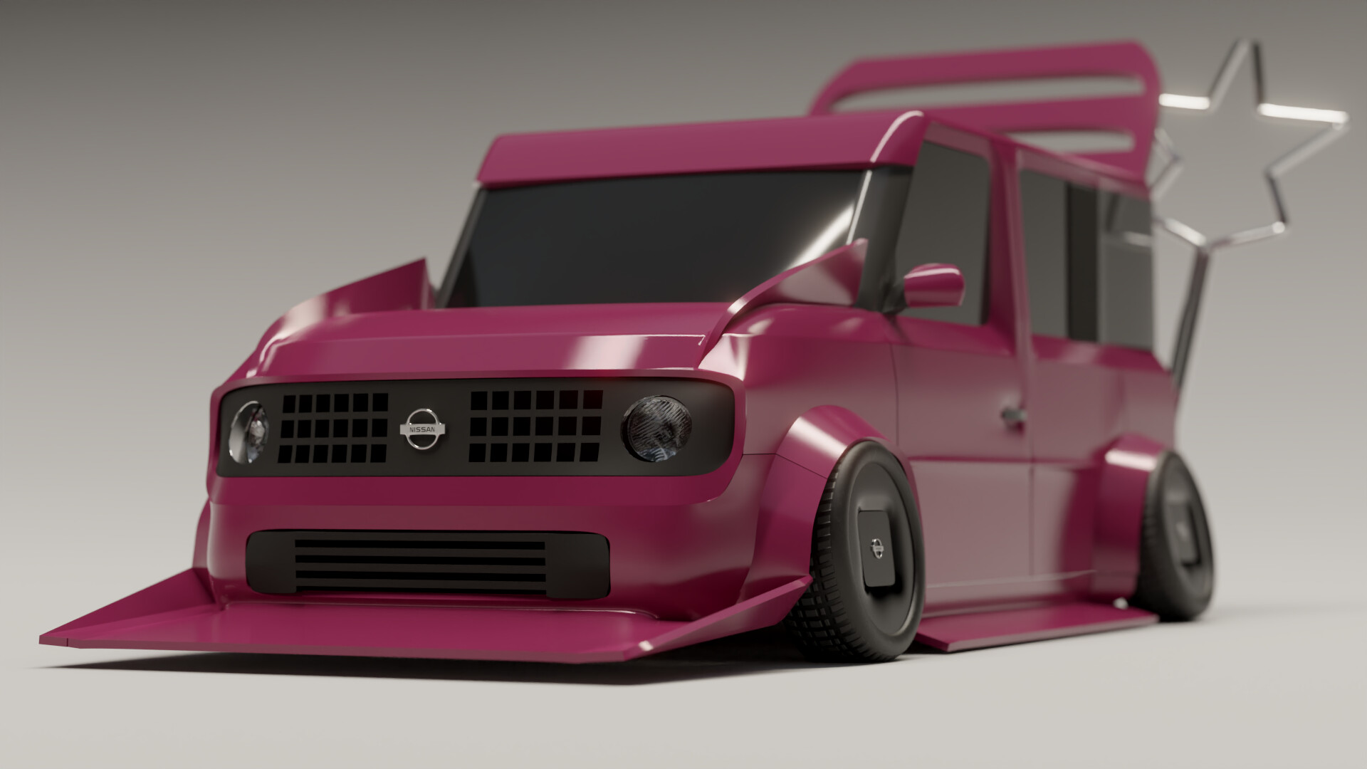 ArtStation - Nissan Cube Bosozoku