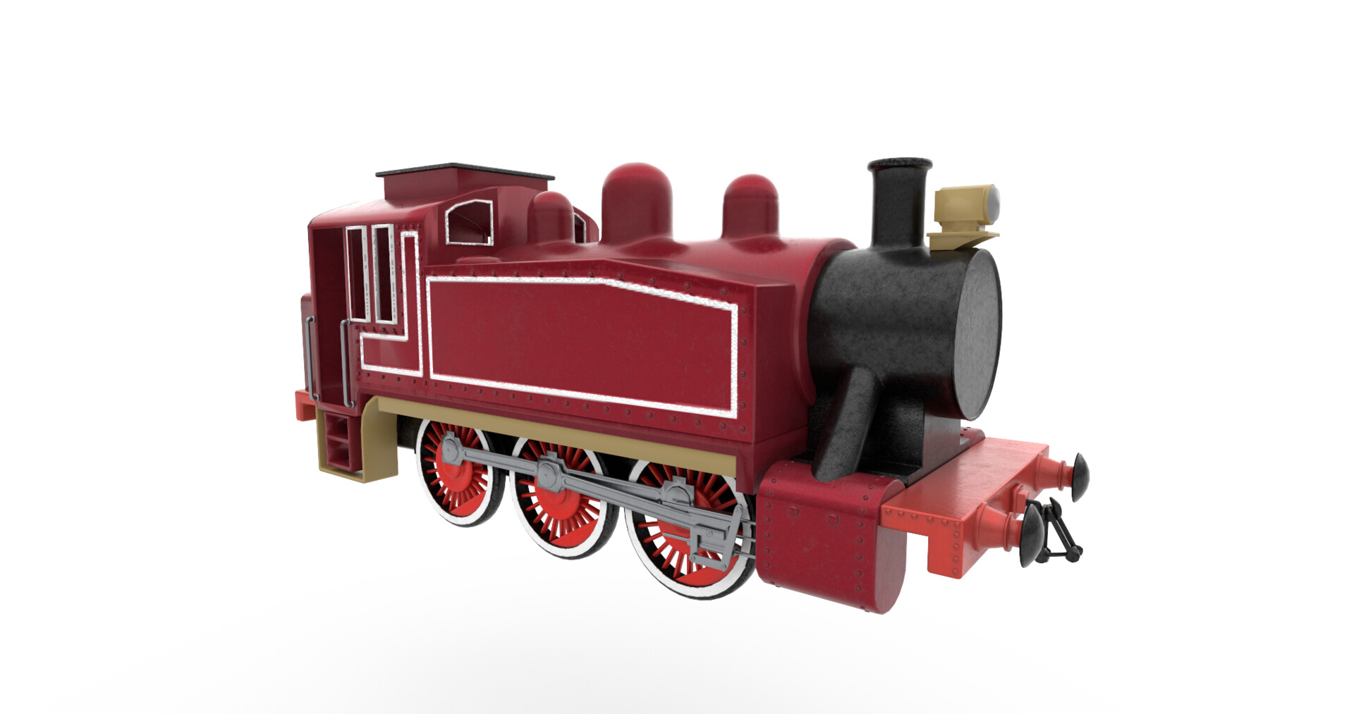 ArtStation - Train Model Based On The Southern Railway (SR) USA Class