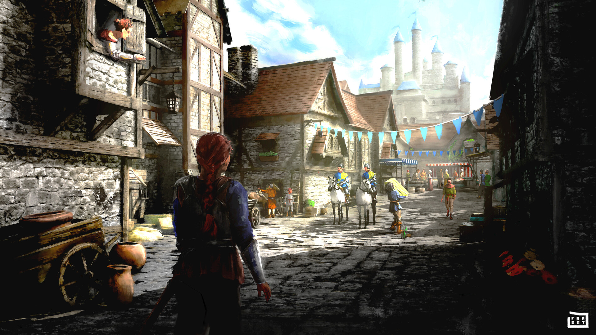 ArtStation - welcome to the village