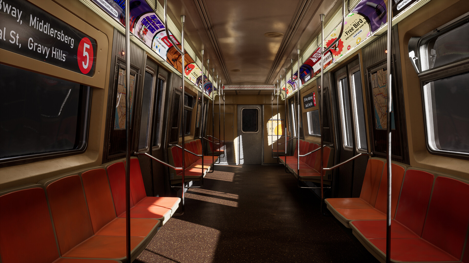 ArtStation - Subway Car Interior/Exterior - UE5