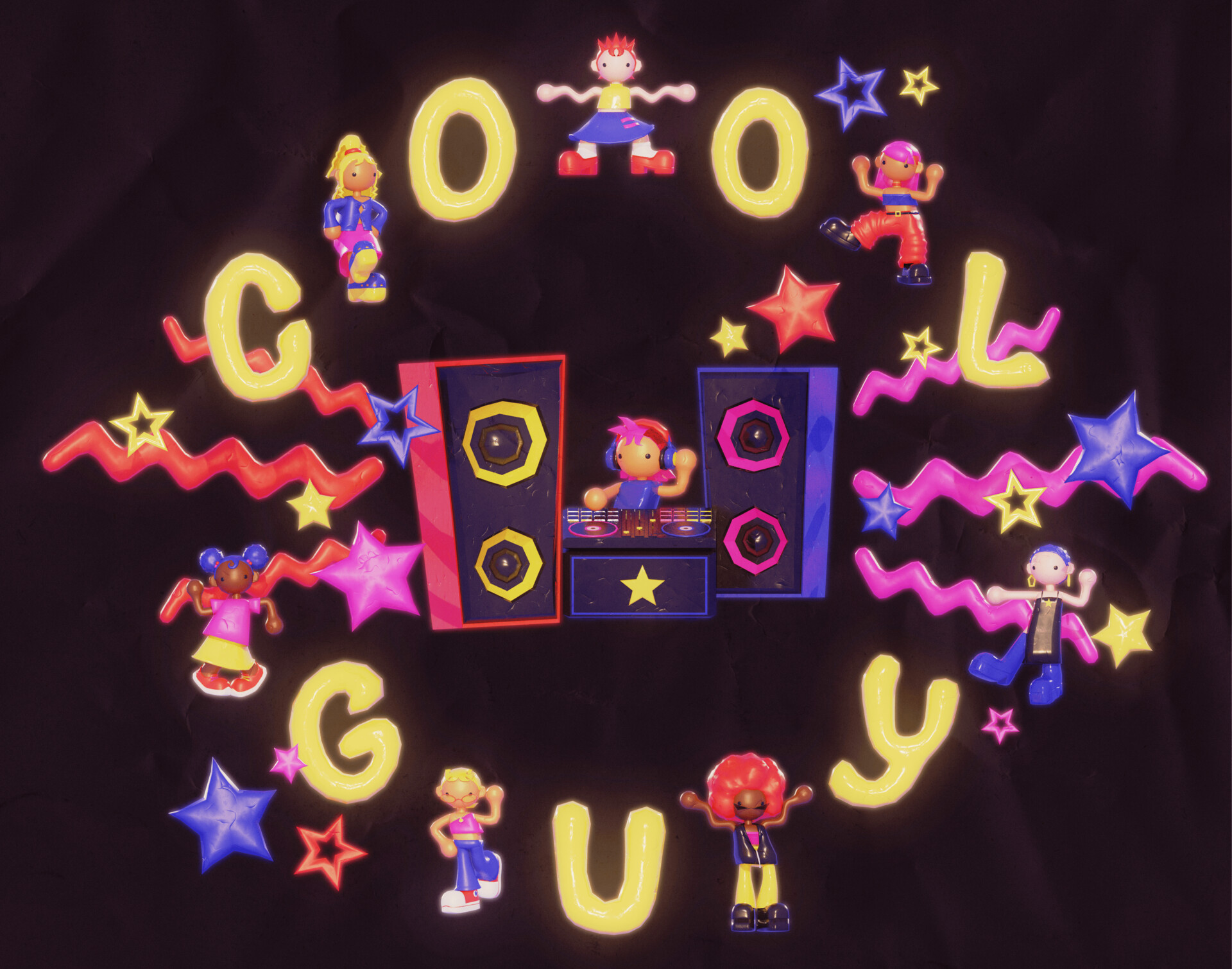 ArtStation - Cool Guy 3D Illustration