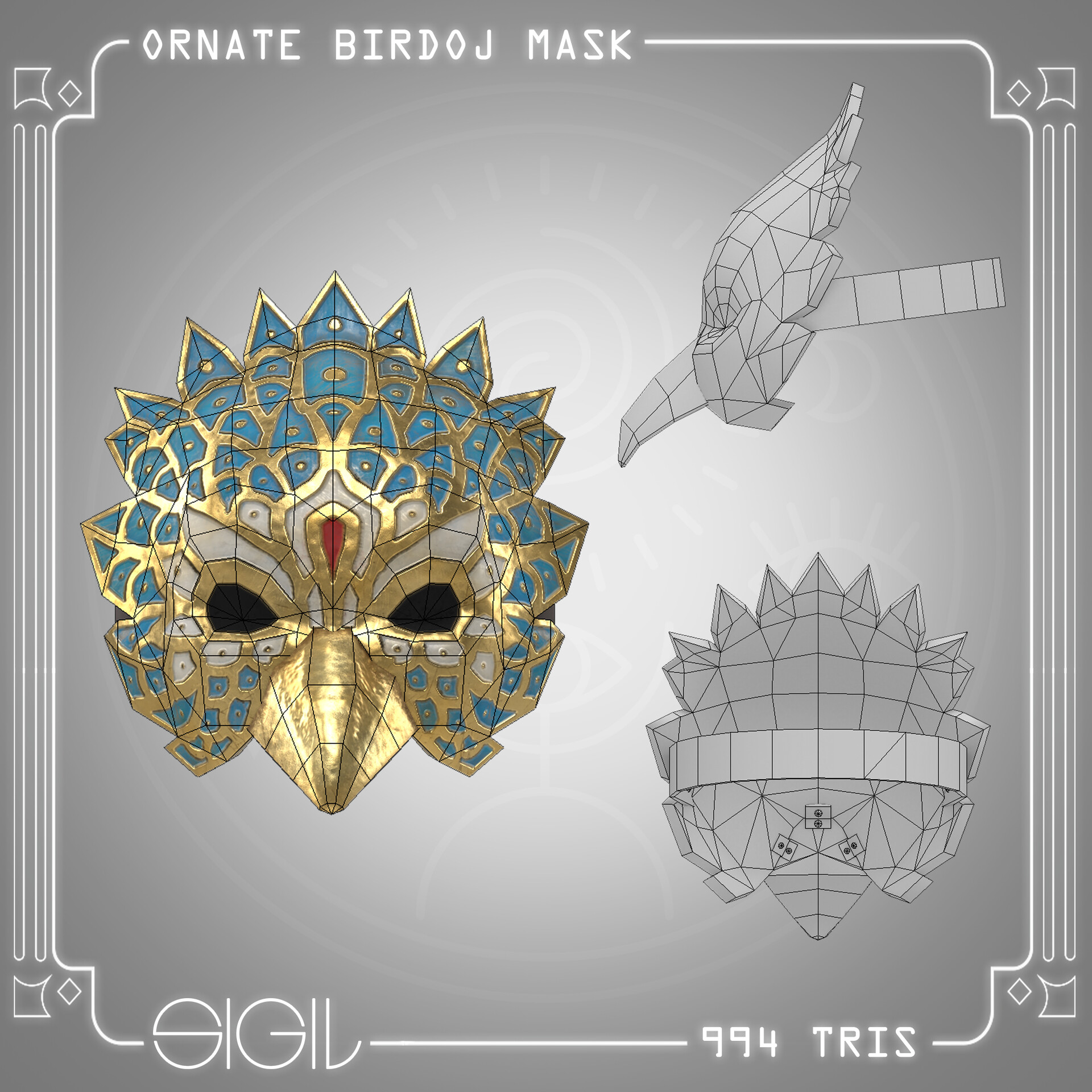 Manuel Bueno - Ornate Birdoj Mask - SIGIL