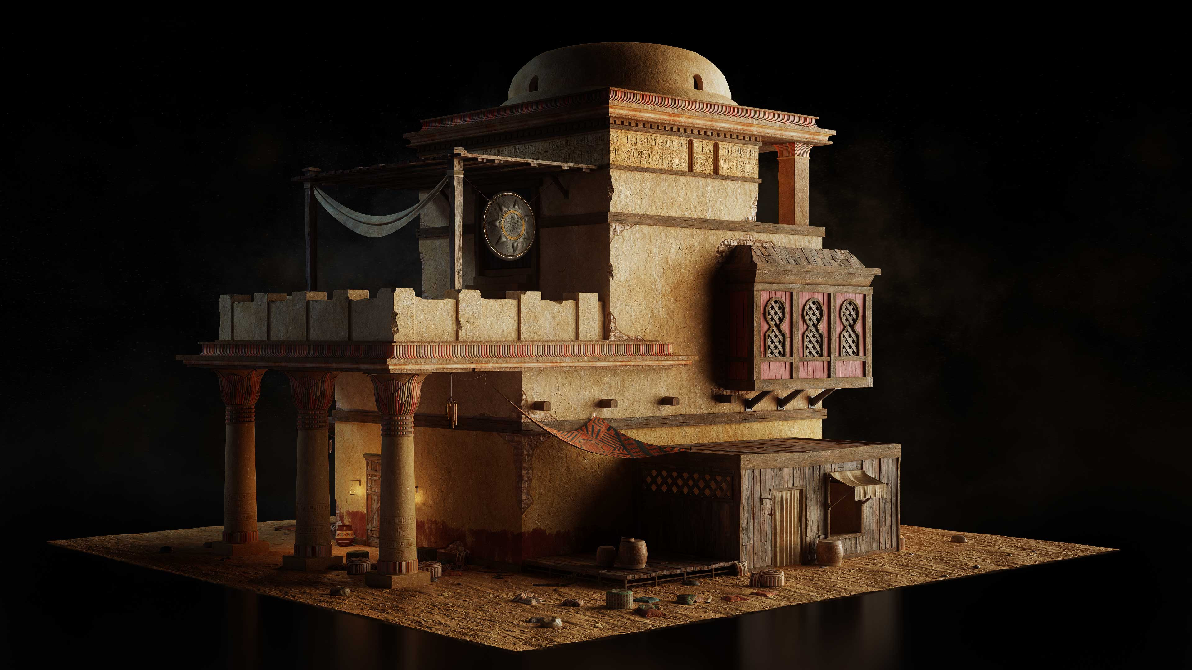 KitBash3D - Age of Egypt - 3D Asset Kit