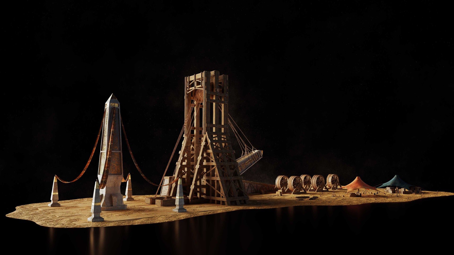 KitBash3D - Age of Egypt - 3D Asset Kit