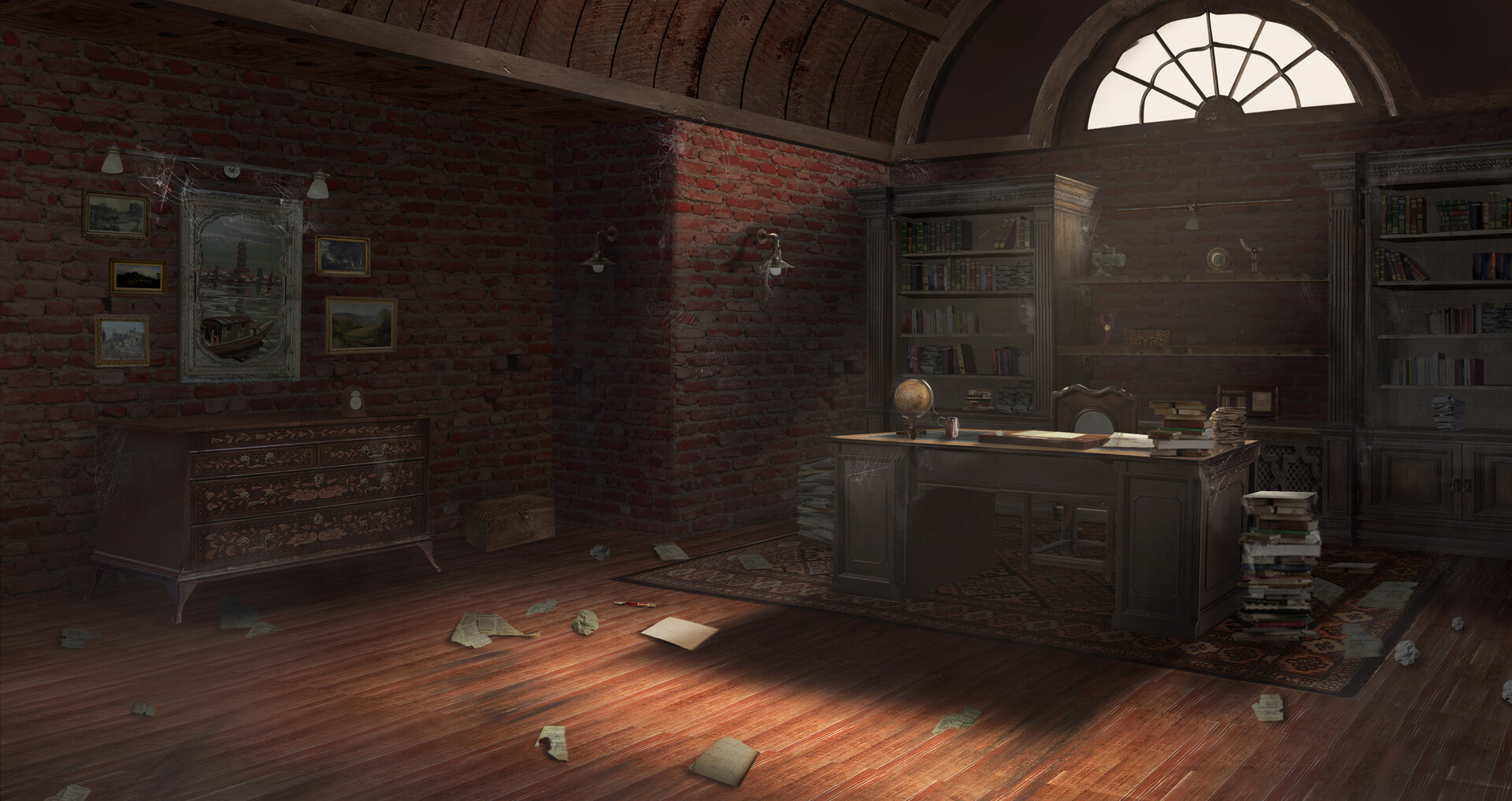 ArtStation - The Abandoned Study