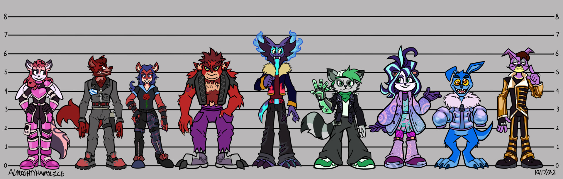 ArtStation - Commission--Height Chart 4