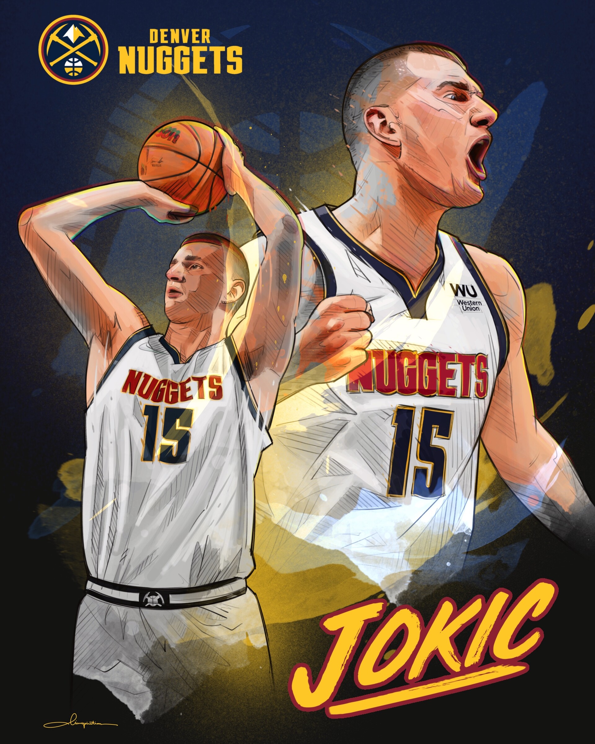 ArtStation - Nikola Jokic Poster