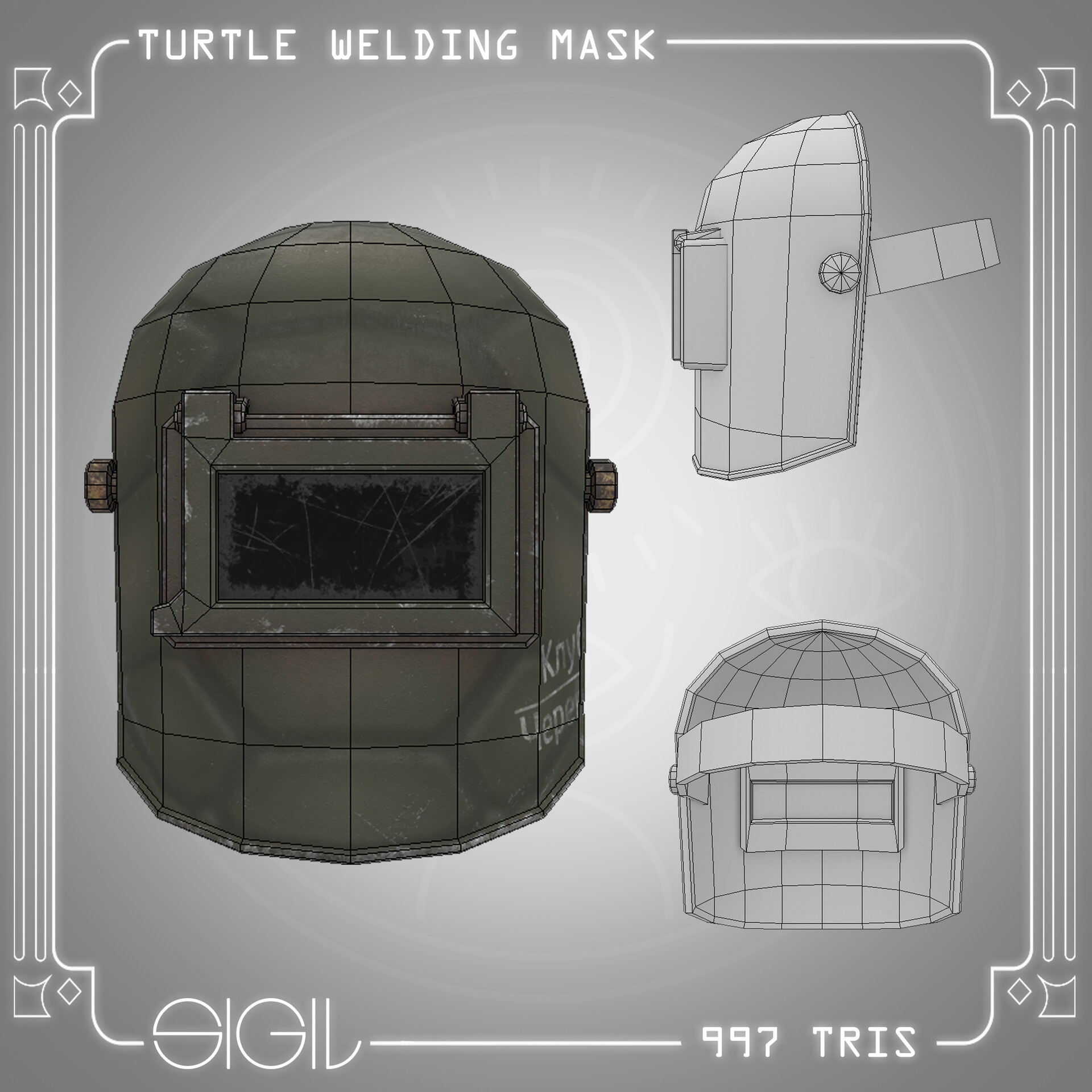 Manuel Bueno - Turtle Welding Mask - SIGIL