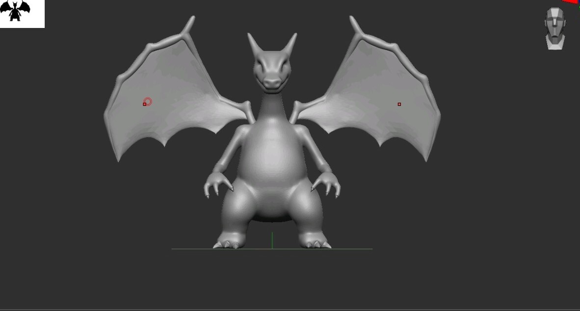 ArtStation - Charizard in ZBrush