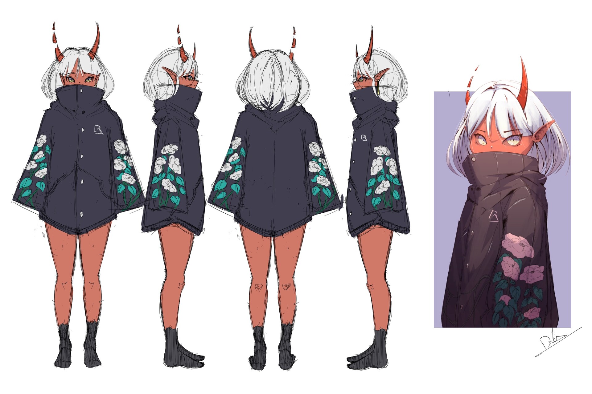 Artstation Oc Character Sheet – Postgray