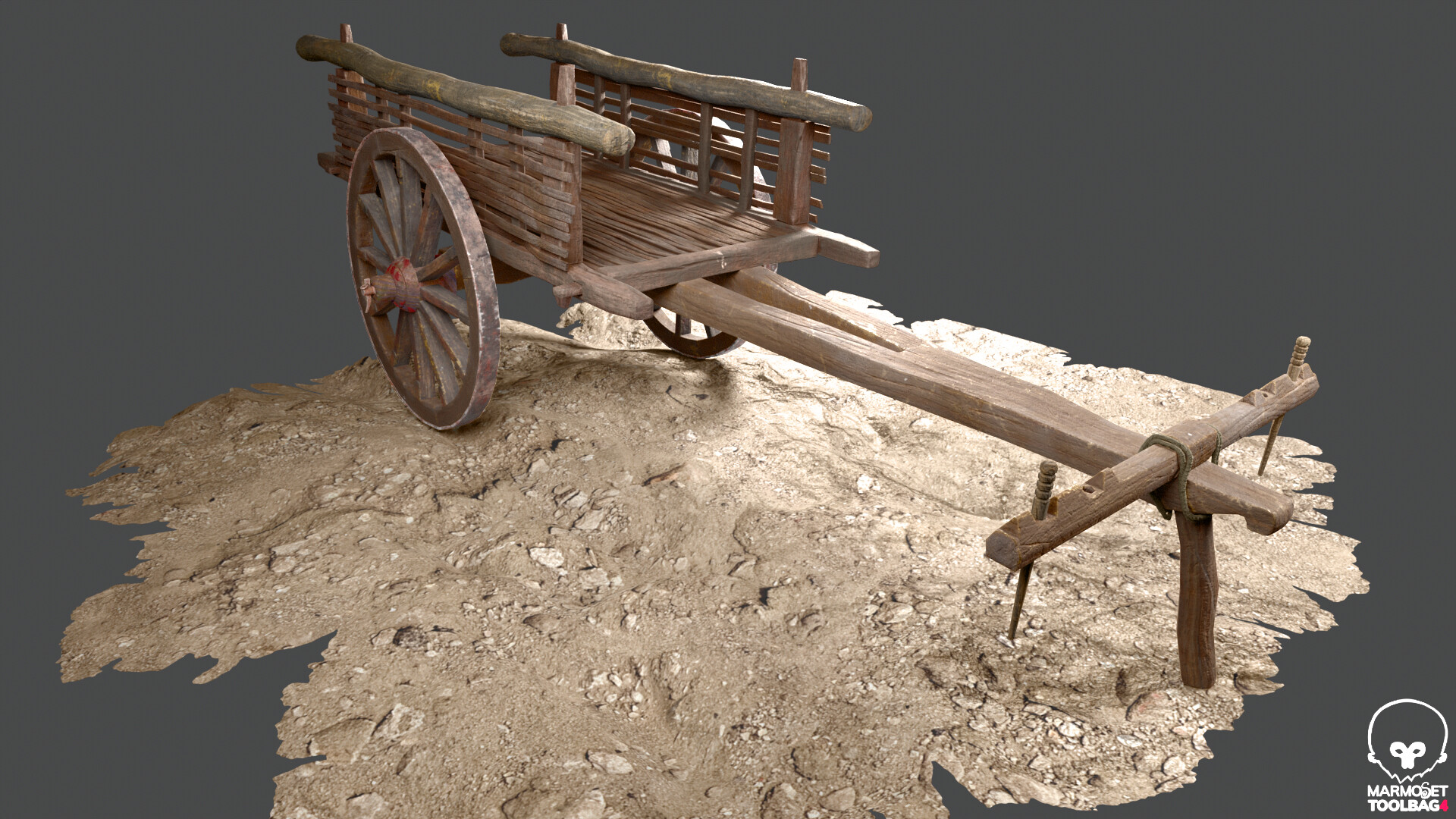 ArtStation - Indian Bullock cart