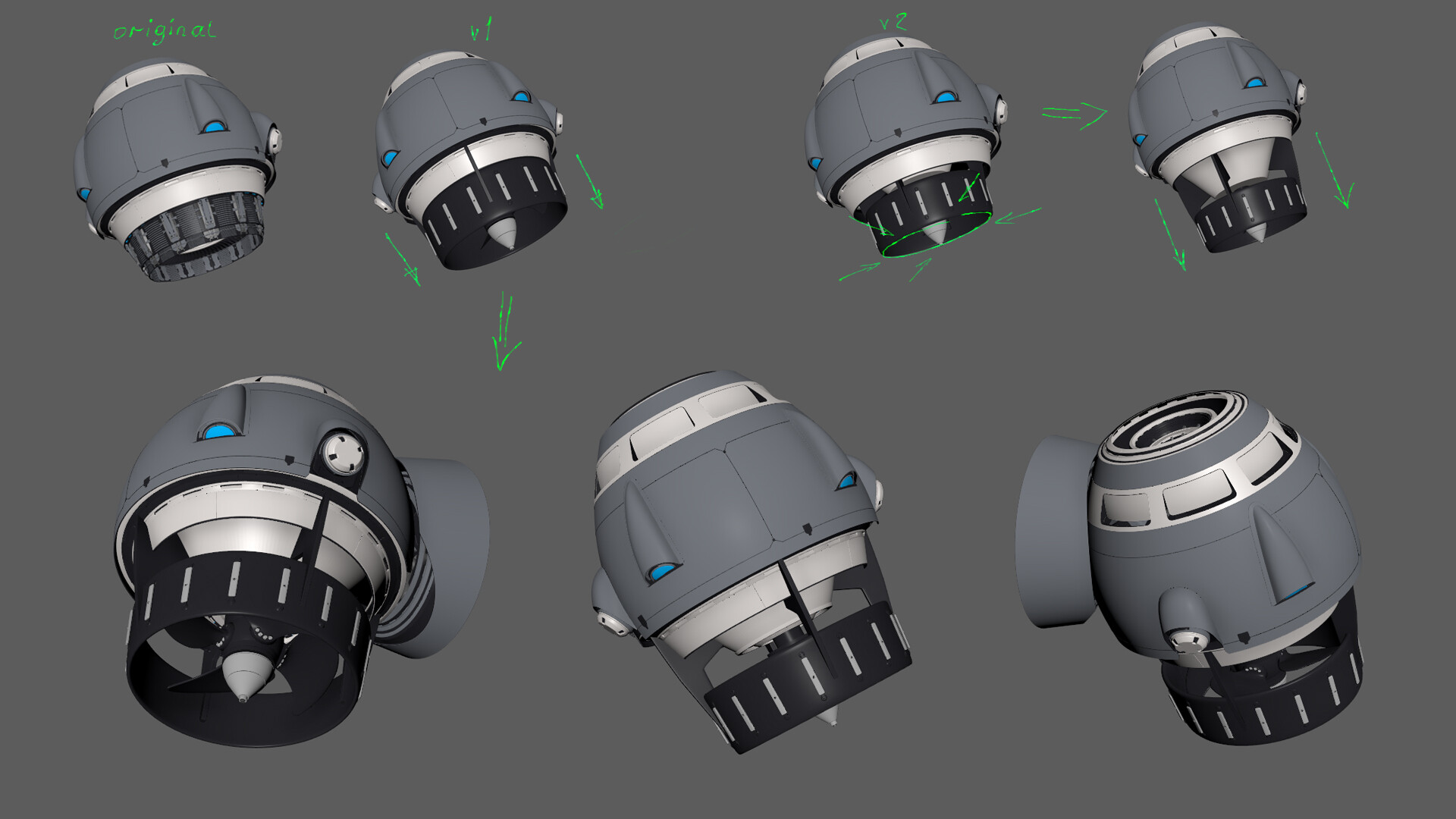 Kirill Wygranenko - Sci-fi engine texturing