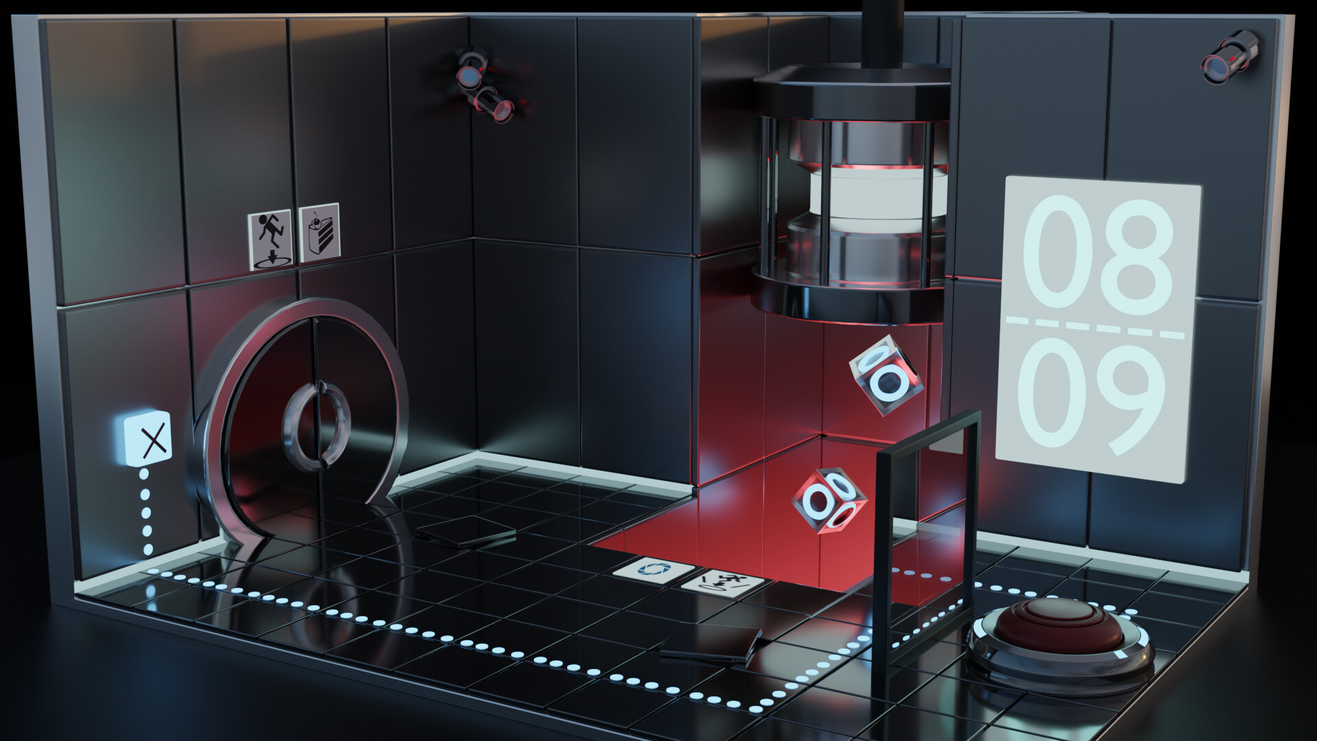 ArtStation - Hommage for Portal