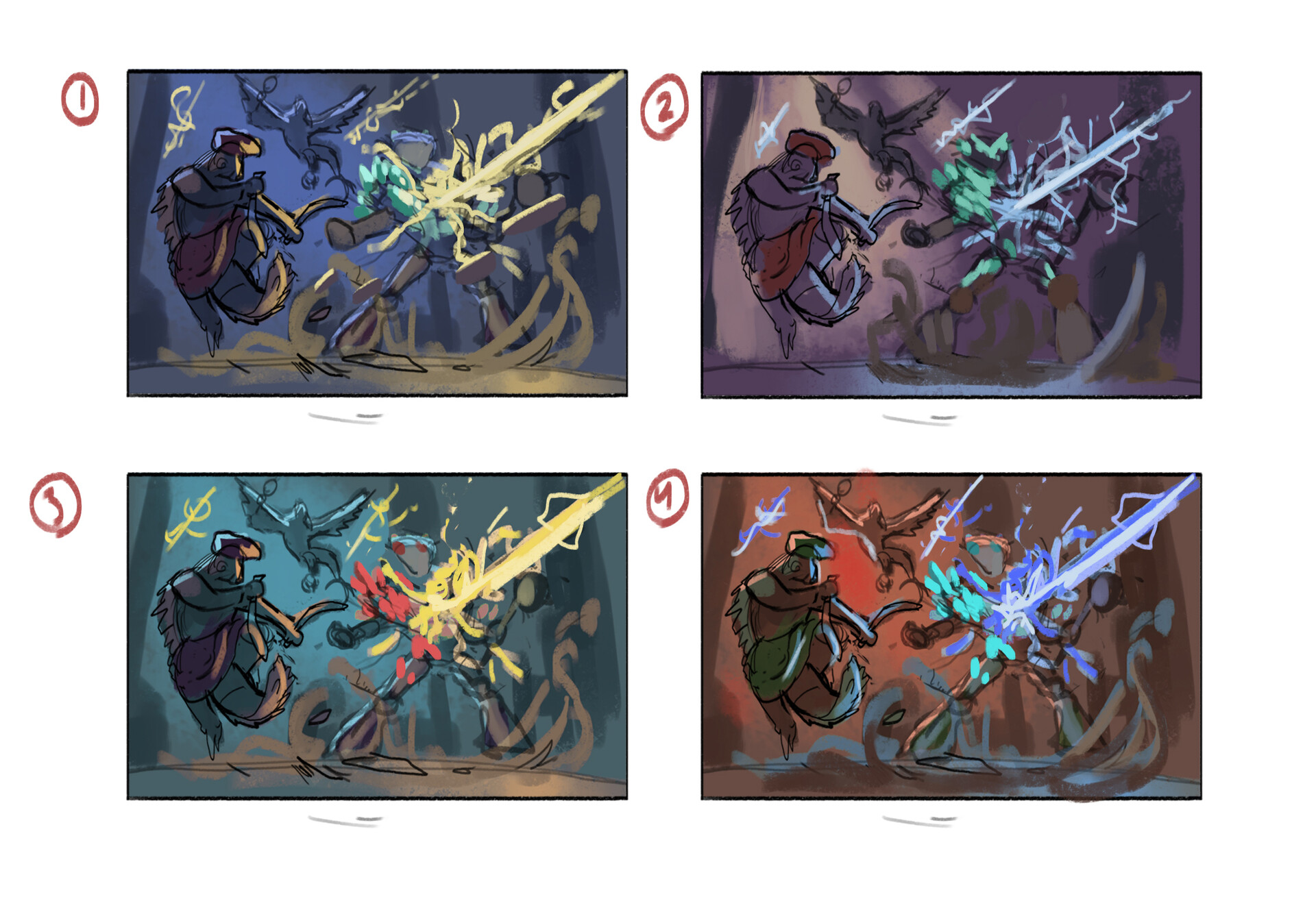 Kevin Hlaing - Lineage Feats Illustration