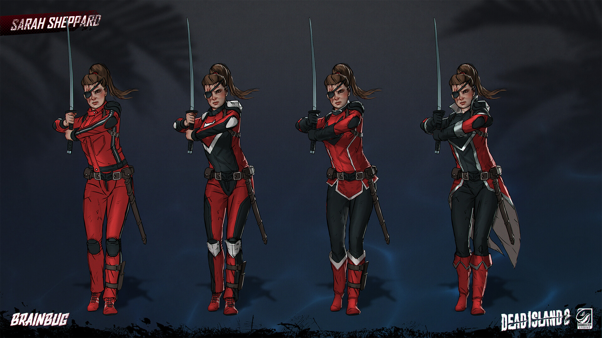 Brainbug Design - Dead Island 2 - Character Concepts