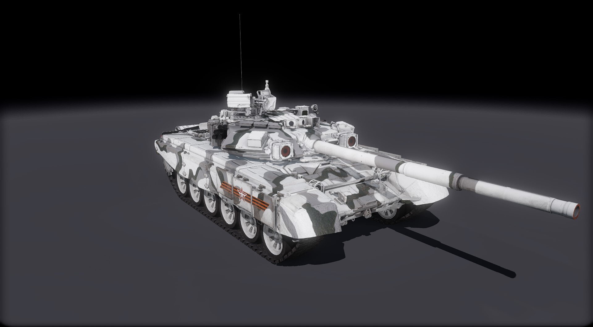 ArtStation - T-90A winter camouflage