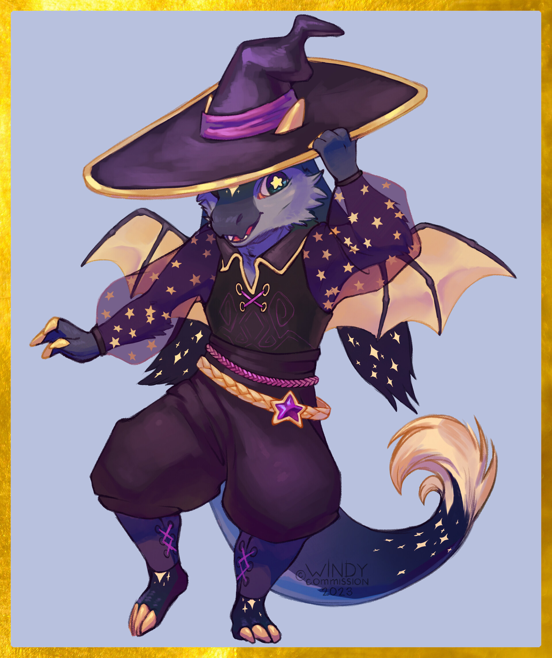ArtStation - mage dragon commission