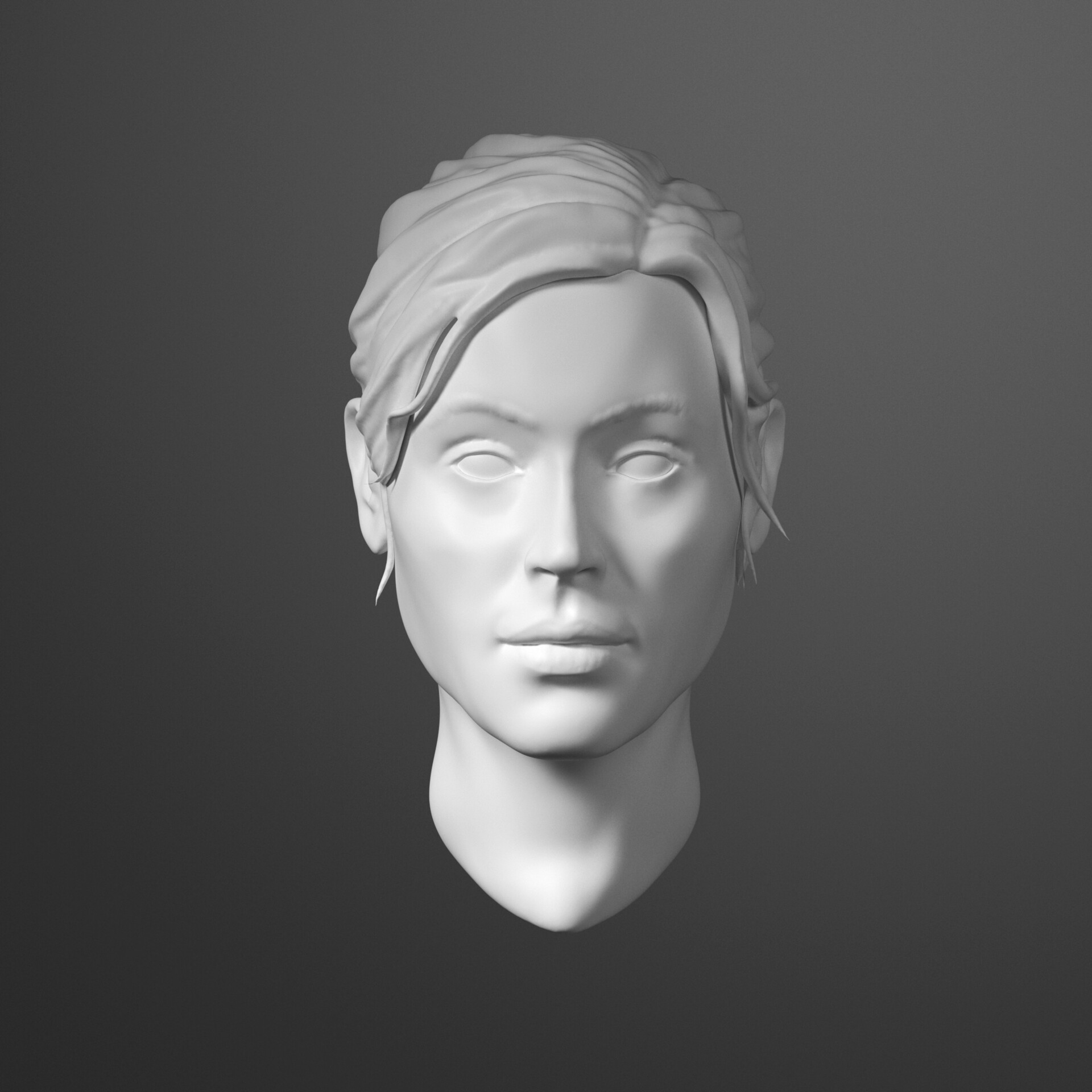 ArtStation - head sculpt practice