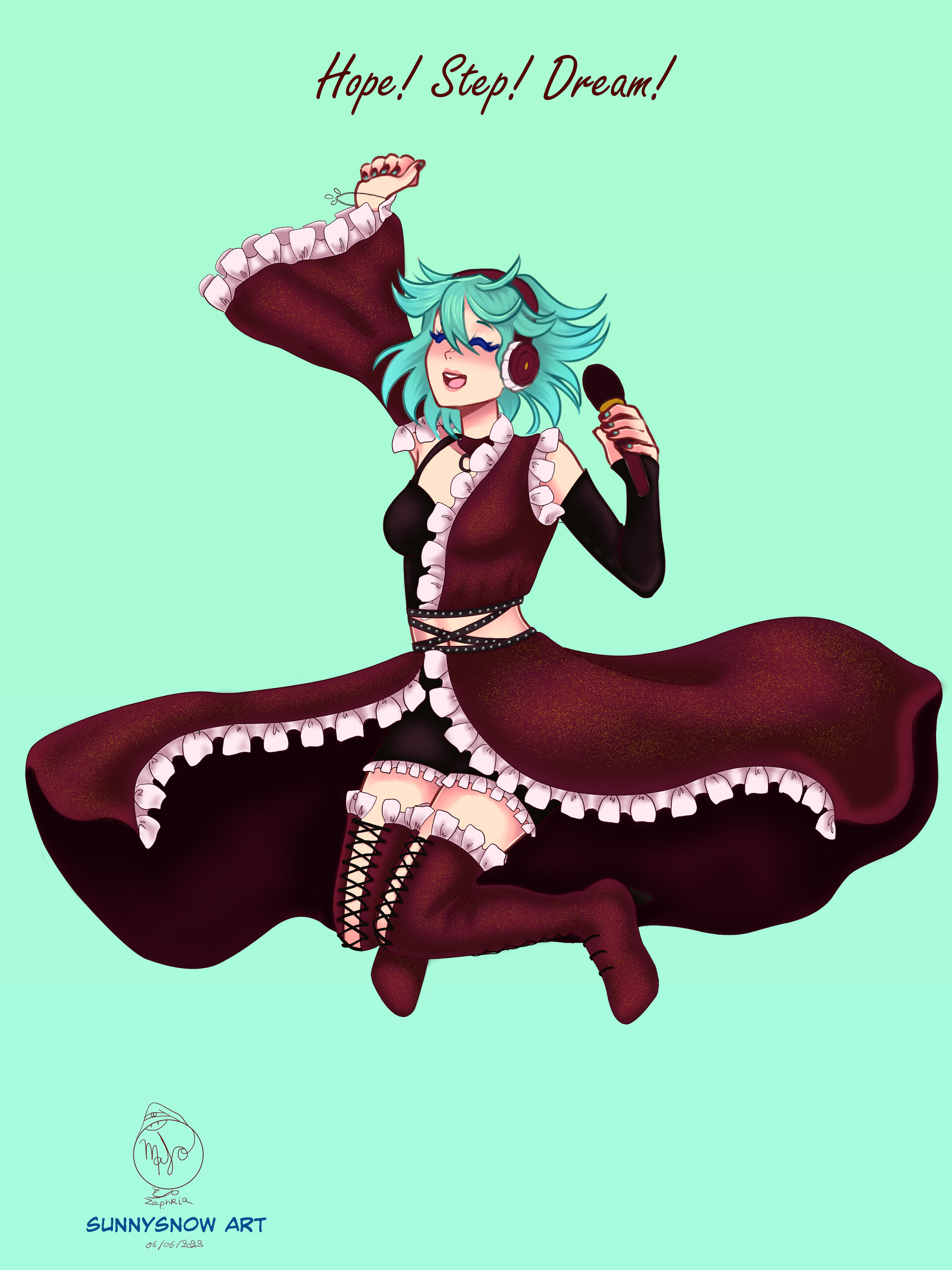 ArtStation - Hope! Step! Dream!