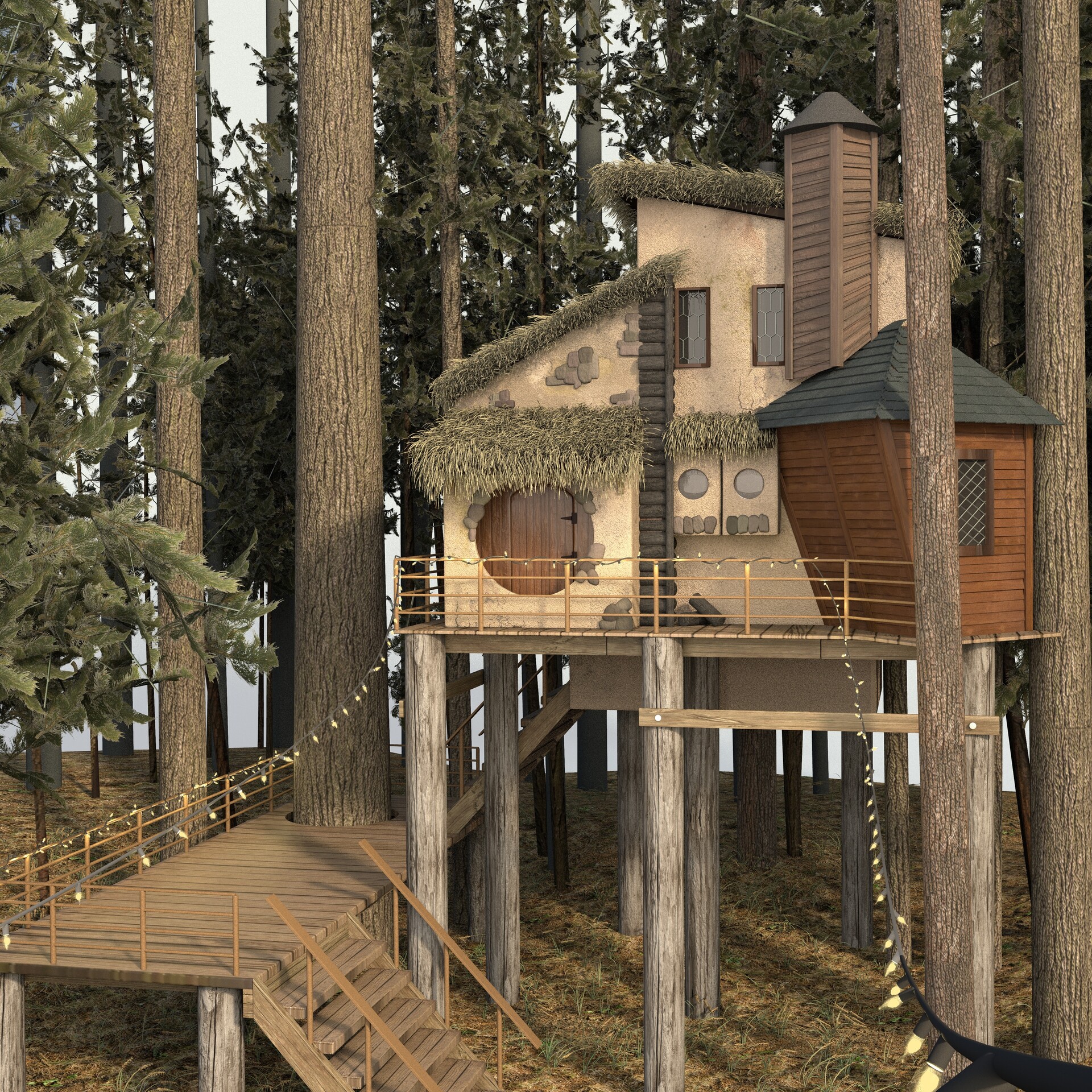 ArtStation - Treehouse Hideaway