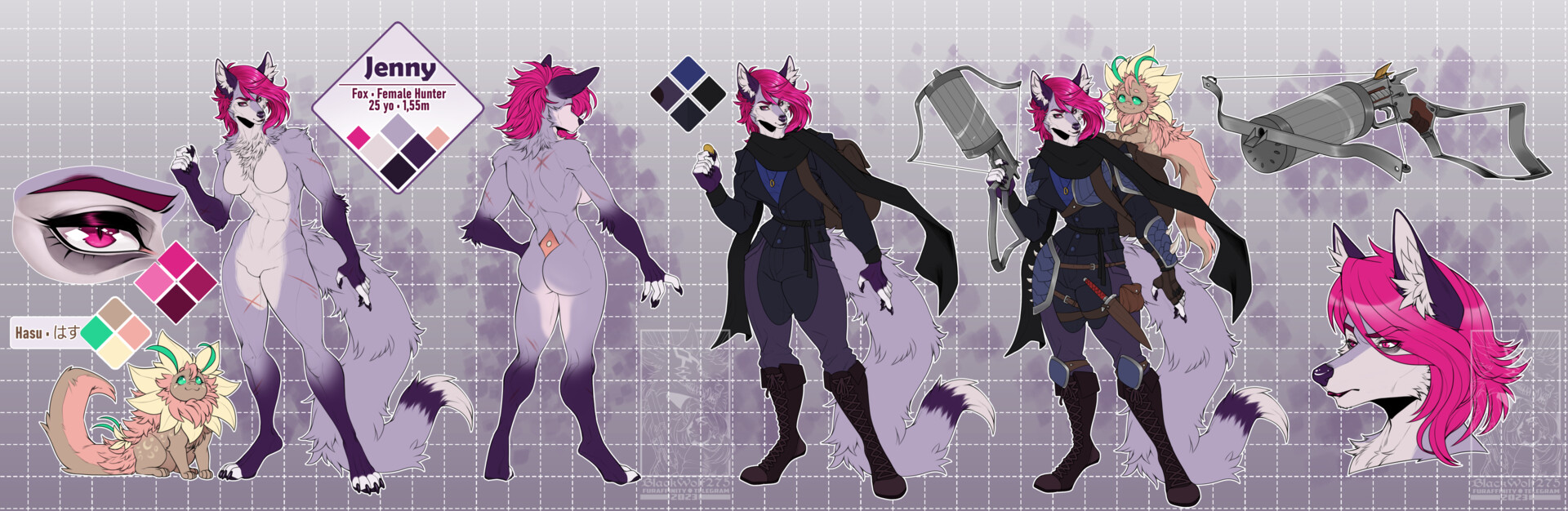 ArtStation - Jenny • Reference Sheet • Commission