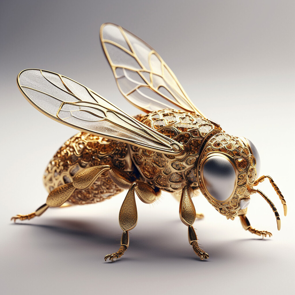 ArtStation - golden bee