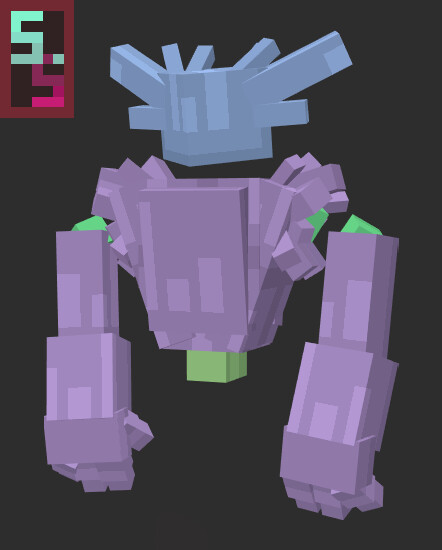 ArtStation - [Minecraft] Three monsters