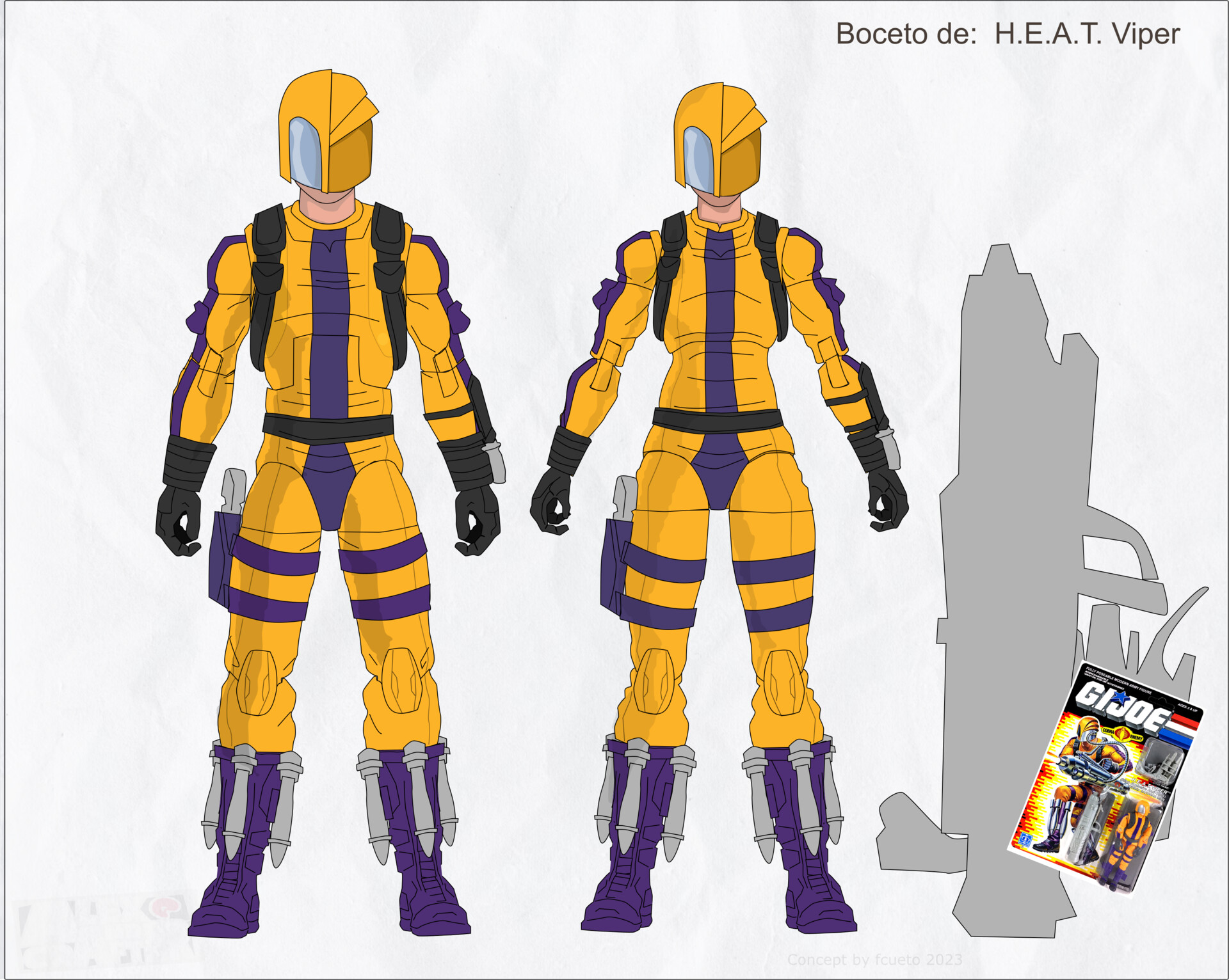ArtStation - Concept GI Joe Classified Series: HEAT Viper