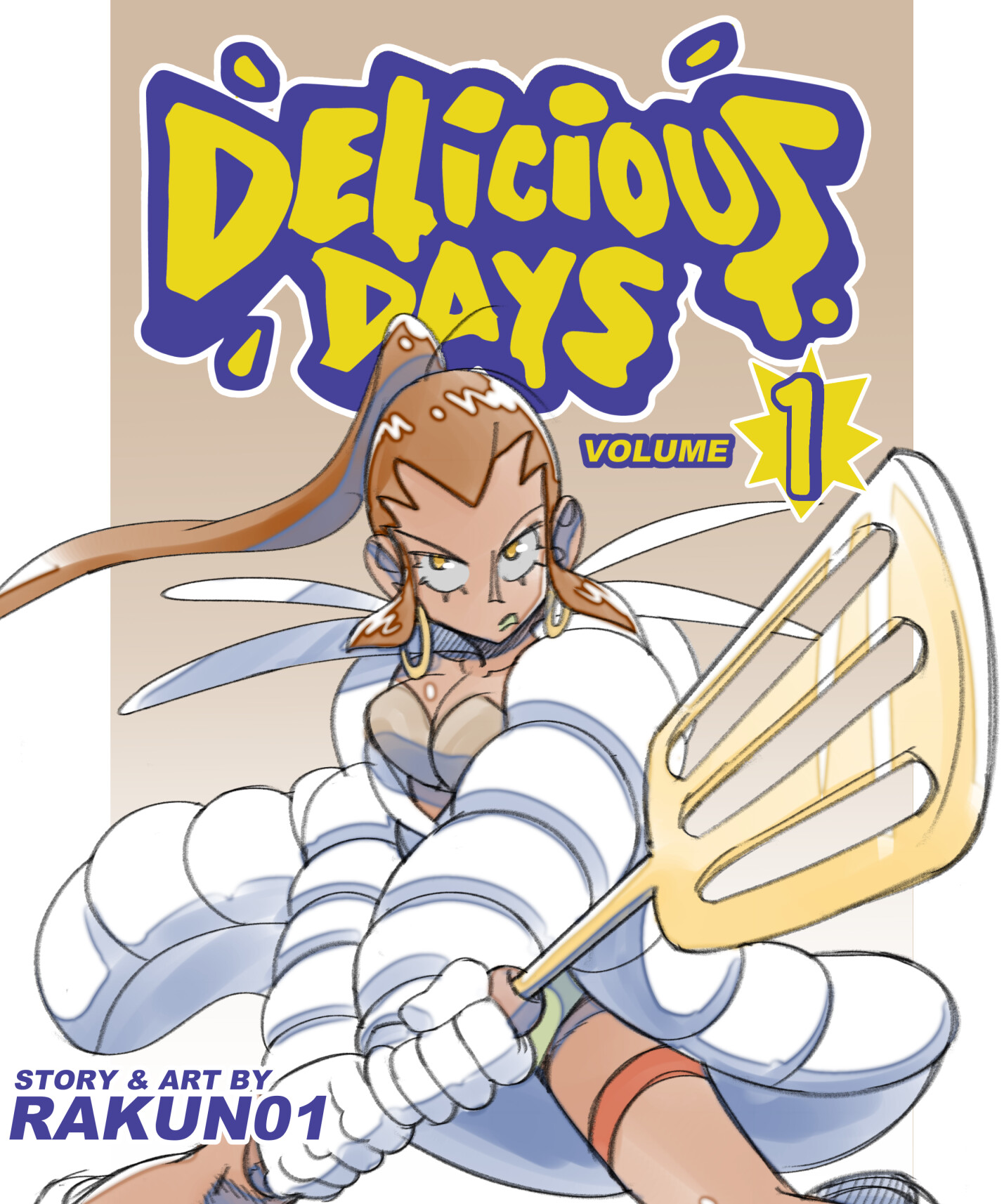 ArtStation - Delicious Days Manga Cover