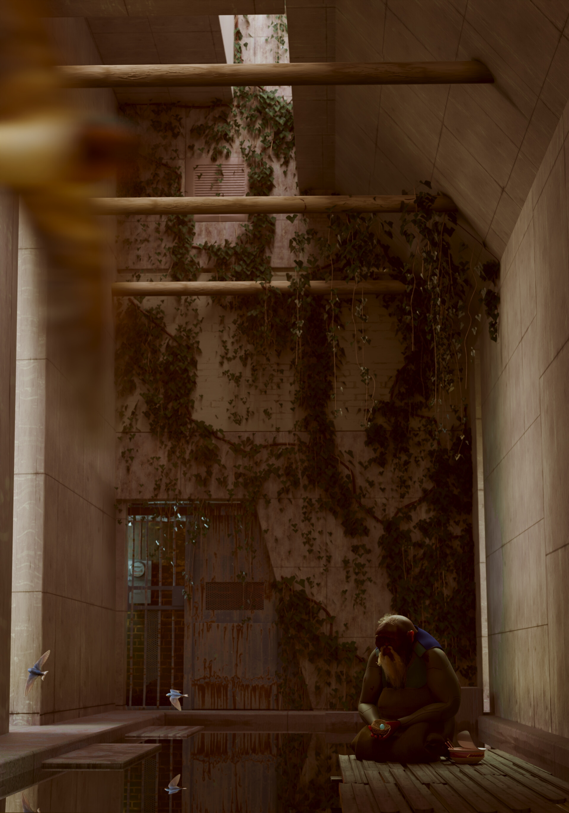 ArtStation - The Last Monk Topside