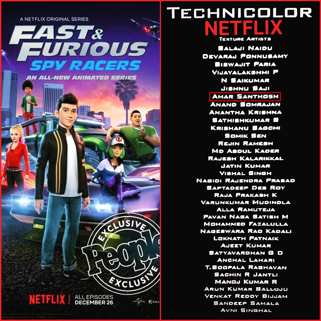 ArtStation - Fast & Furious Spy Racers (Texturing Artist)