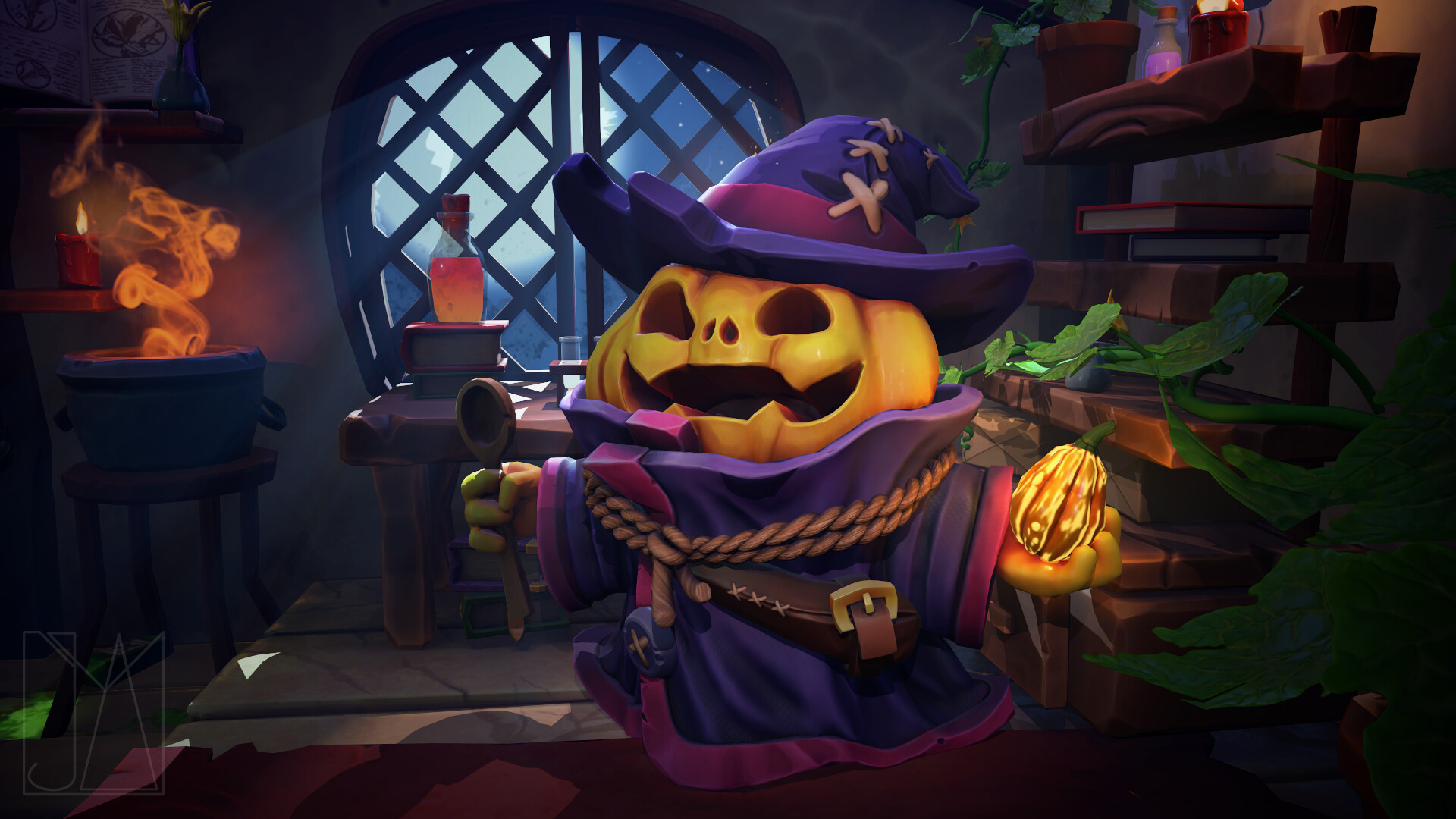 ArtStation - Pumpkin Wizard & The Search for Immortality!