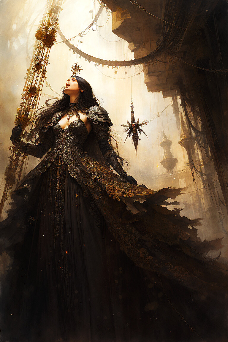 ArtStation - Calling thunderclouds and decrying