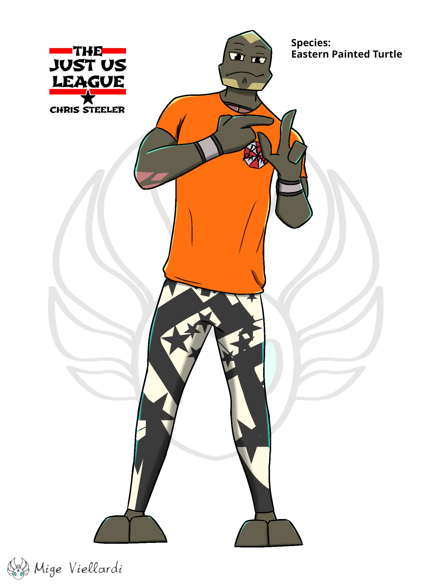 Mige Viellardi - Commission from UWA Elite Wrestling Company