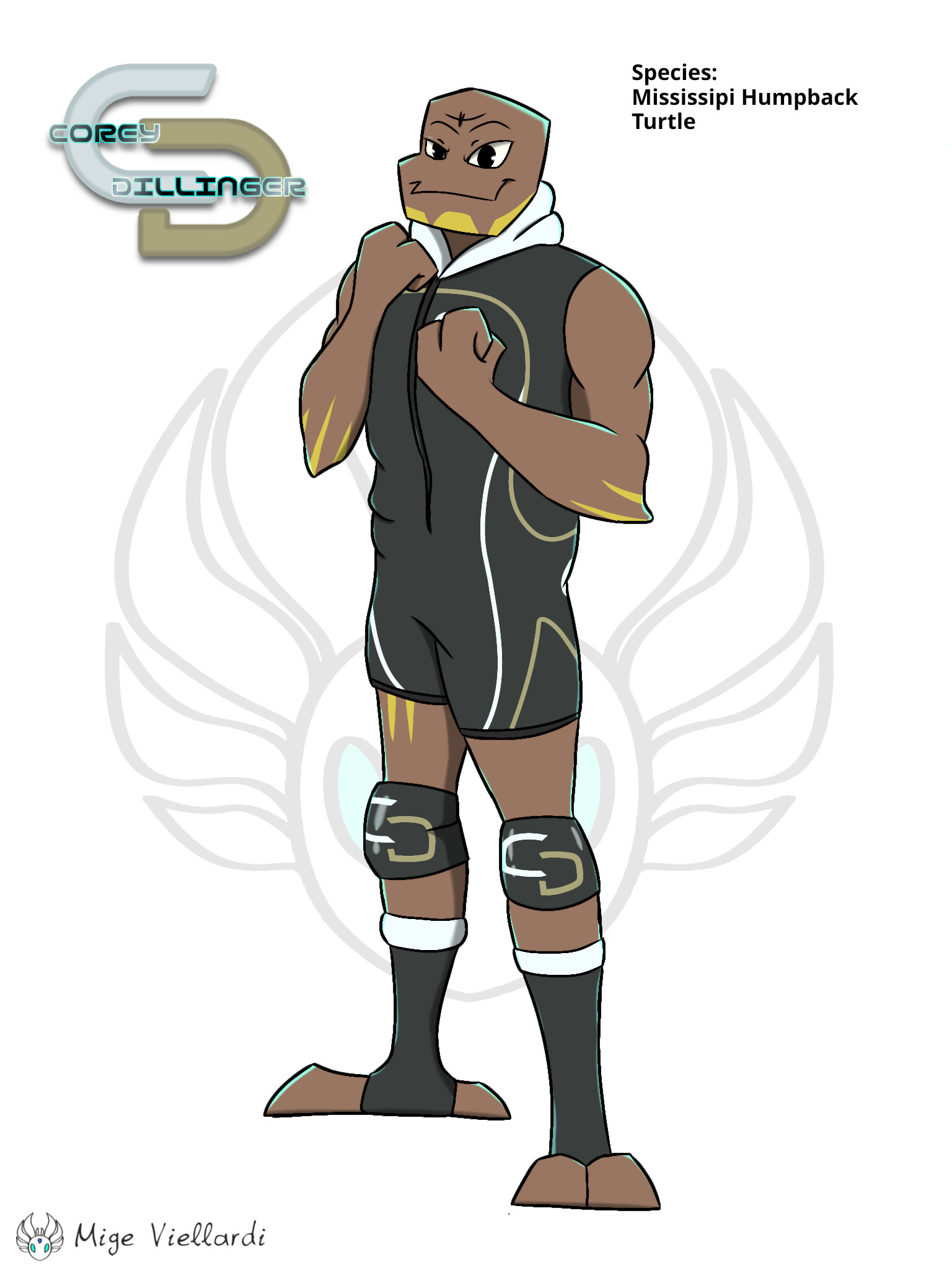 Mige Viellardi - Commission from UWA Elite Wrestling Company