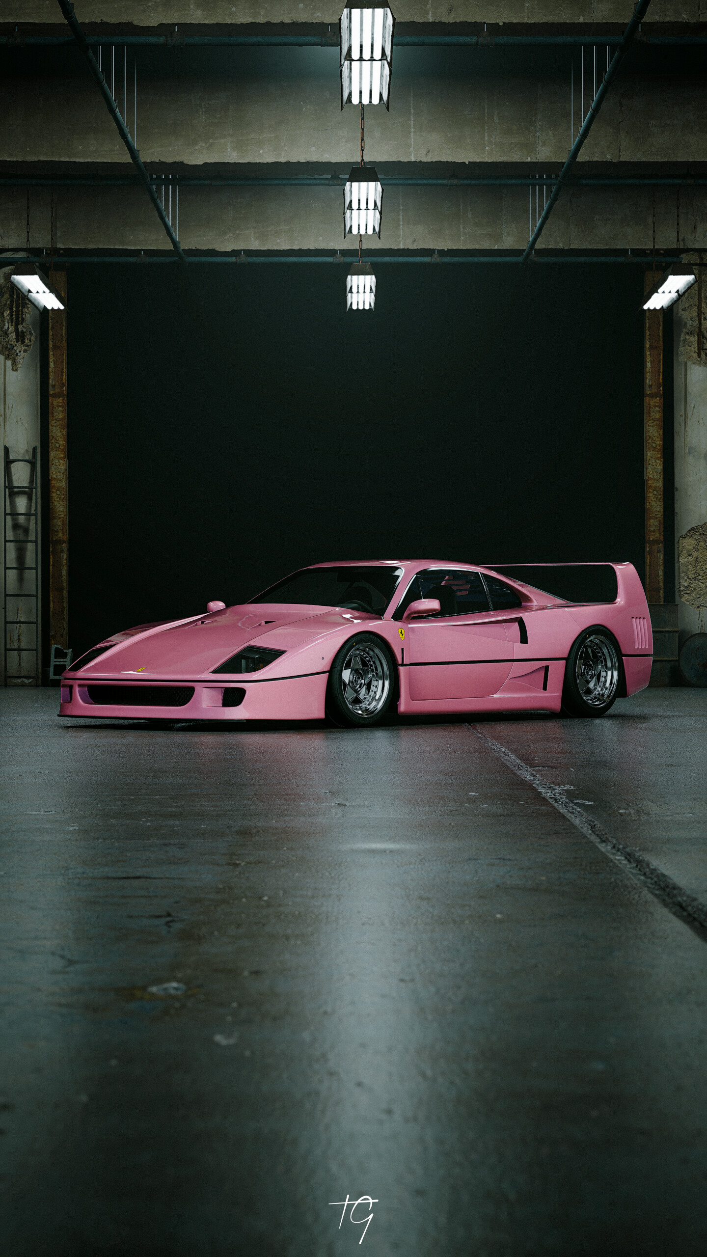 Pink Ferrari Cars
