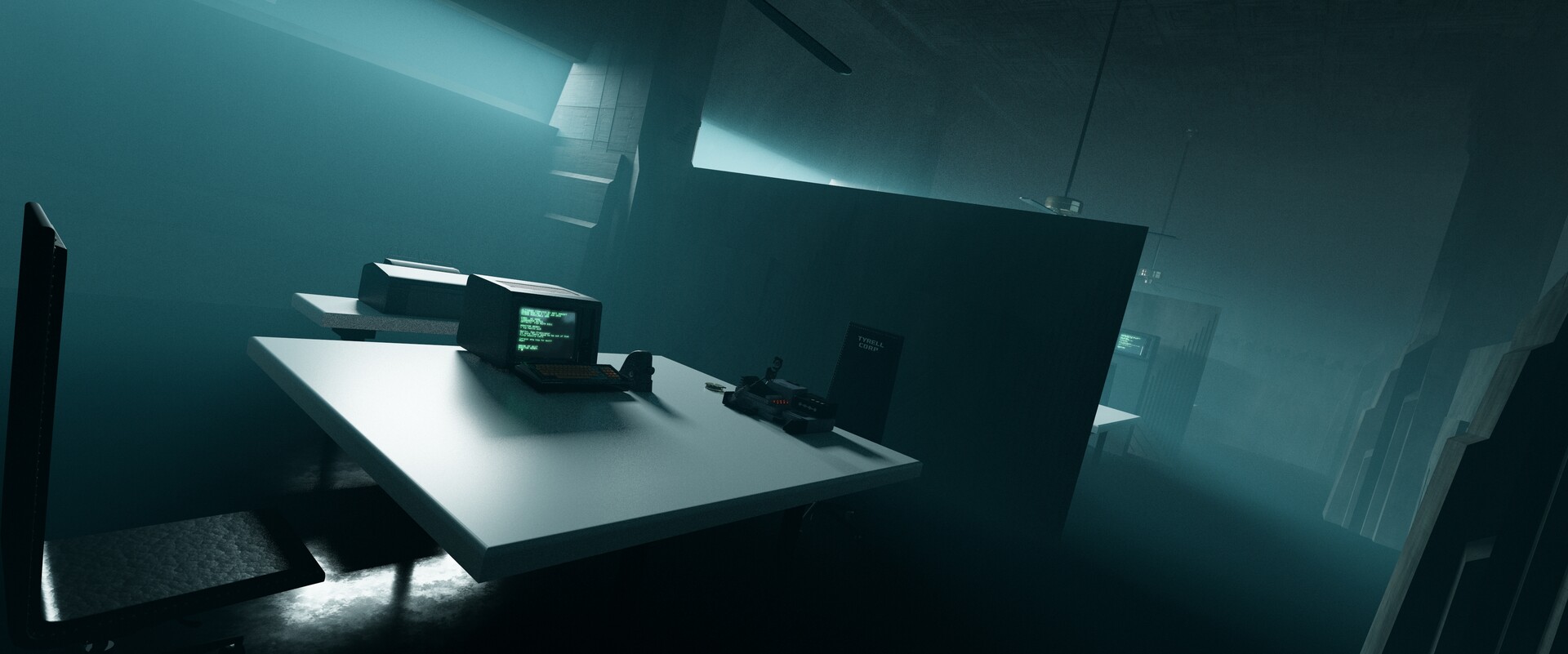 ArtStation - Blade Runner 2019 Tyrell Corp Building Interrogation Room.