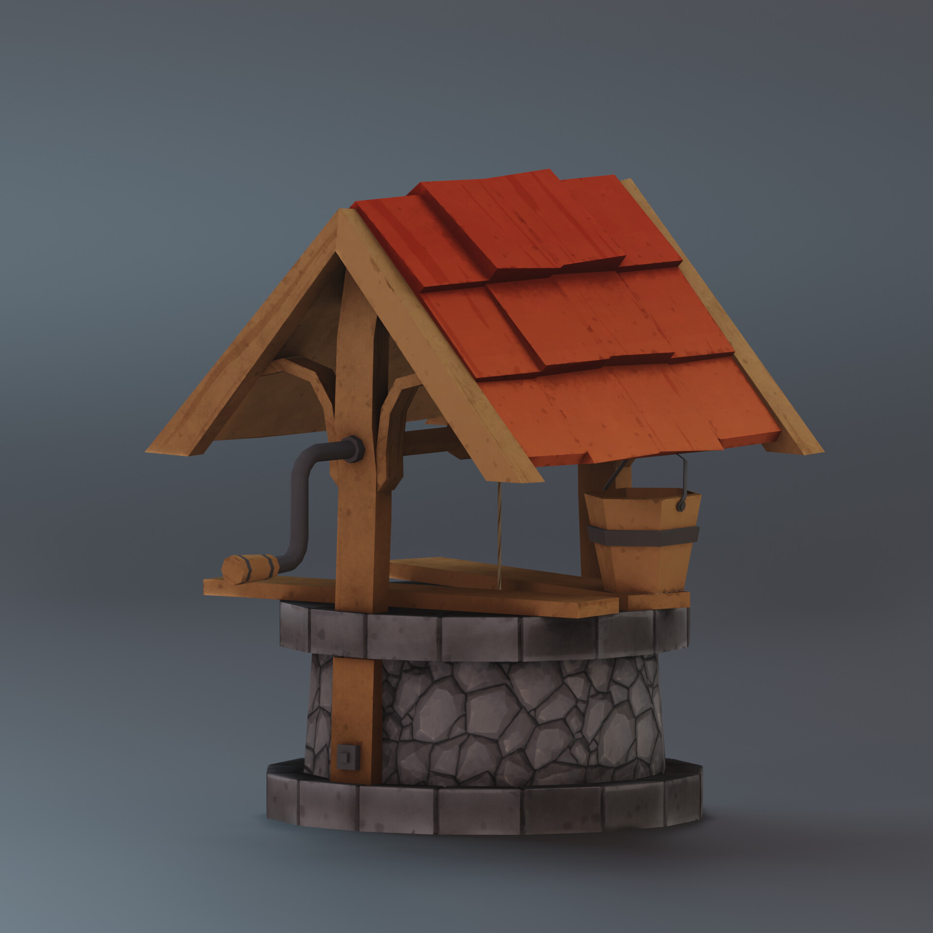 ArtStation - Low-poly well