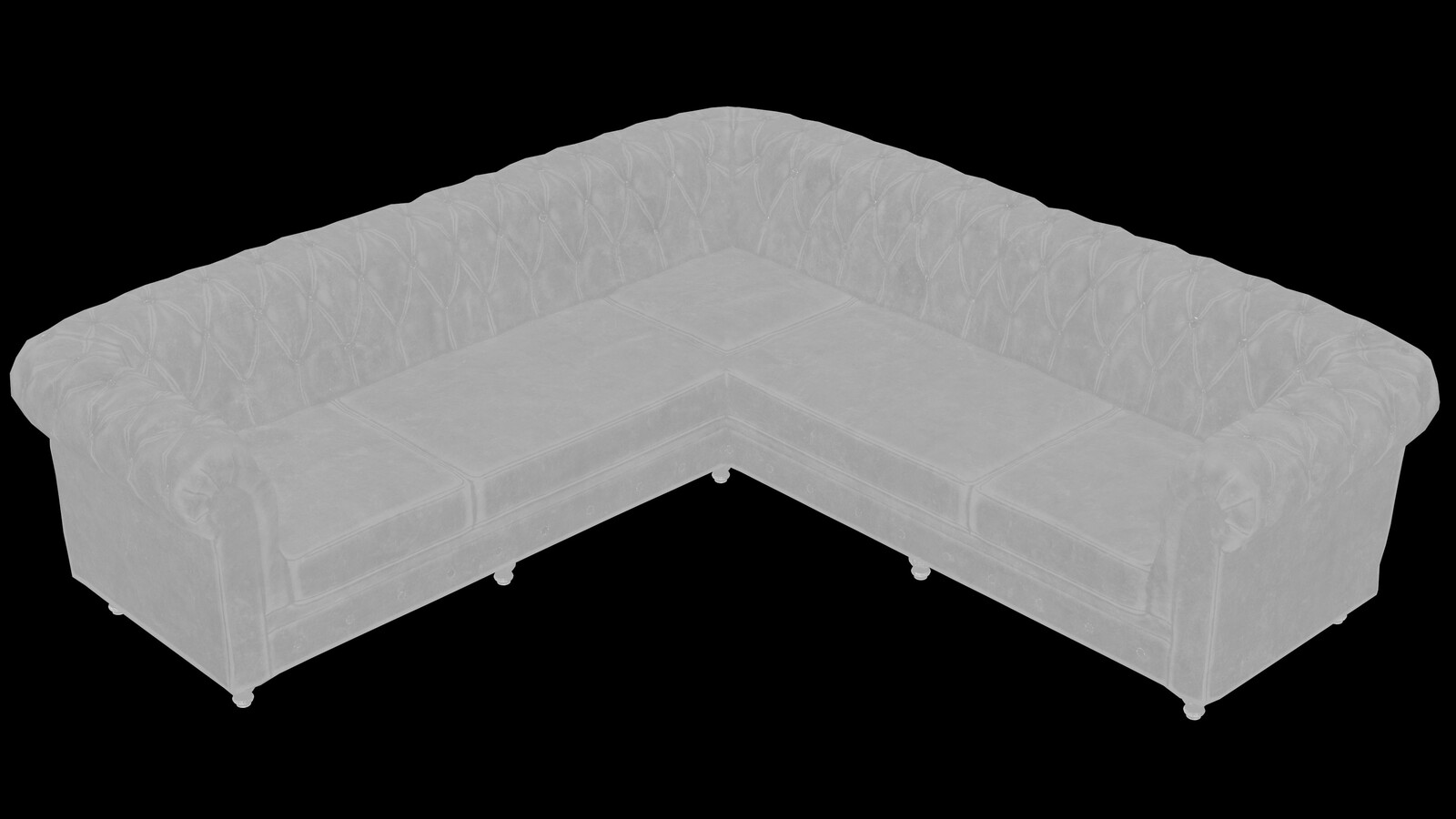 RETOPO STUDIOS - Leather Sofa - Game ready props