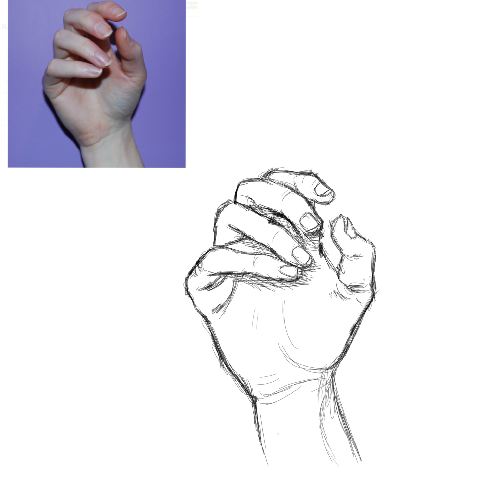 ArtStation - Hands observational drawings