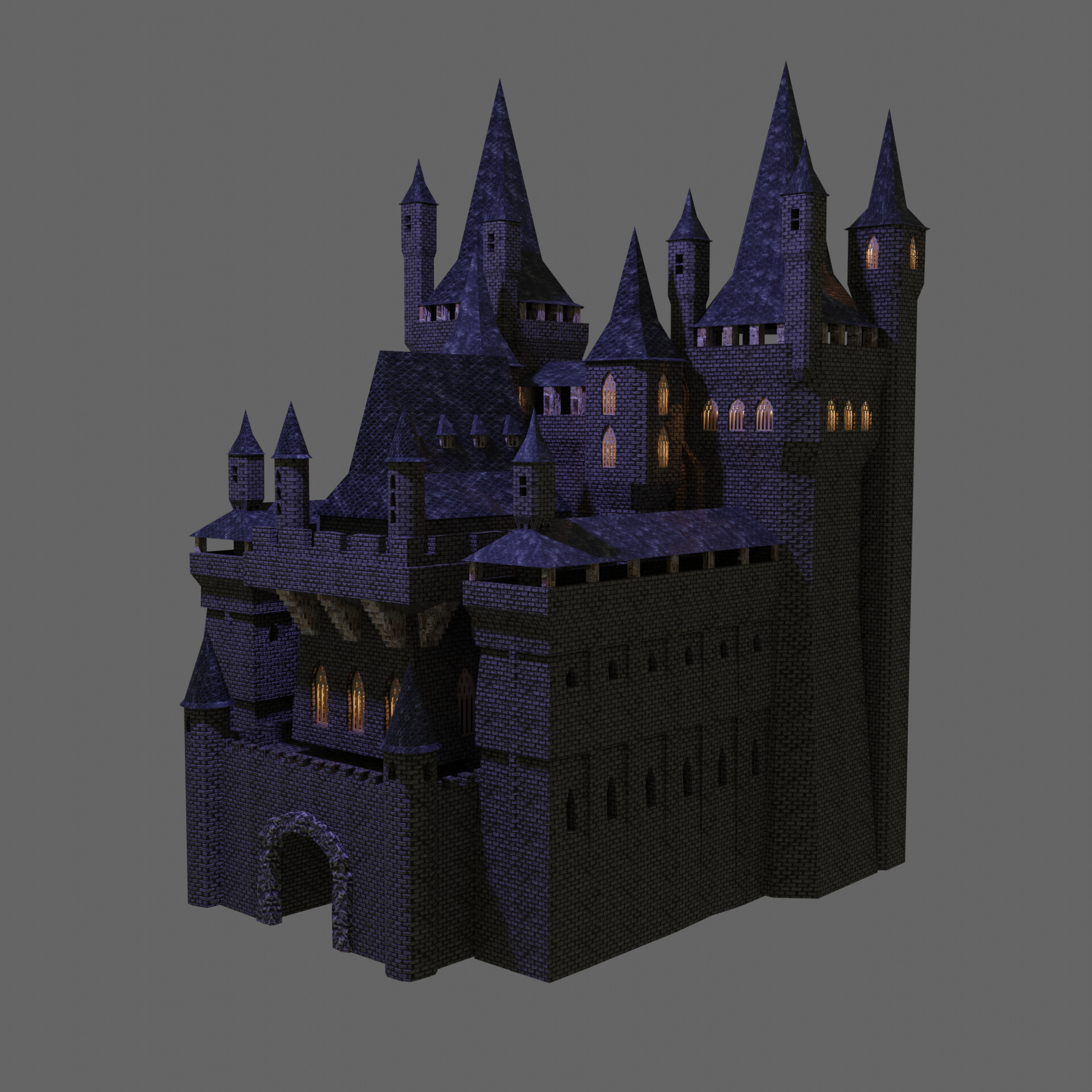 ArtStation - castle. step 1