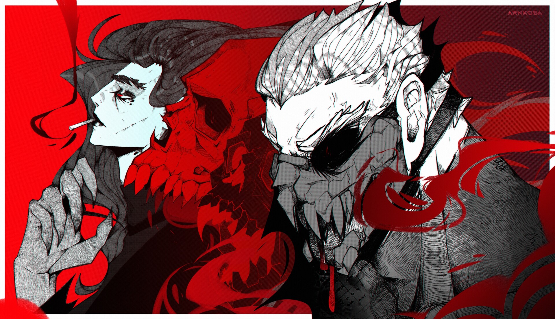 ArtStation - [OC] ;sKULL; exe [2022].