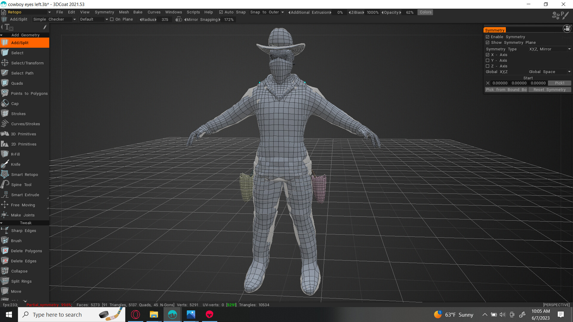3ds Max Character Models Cowboys