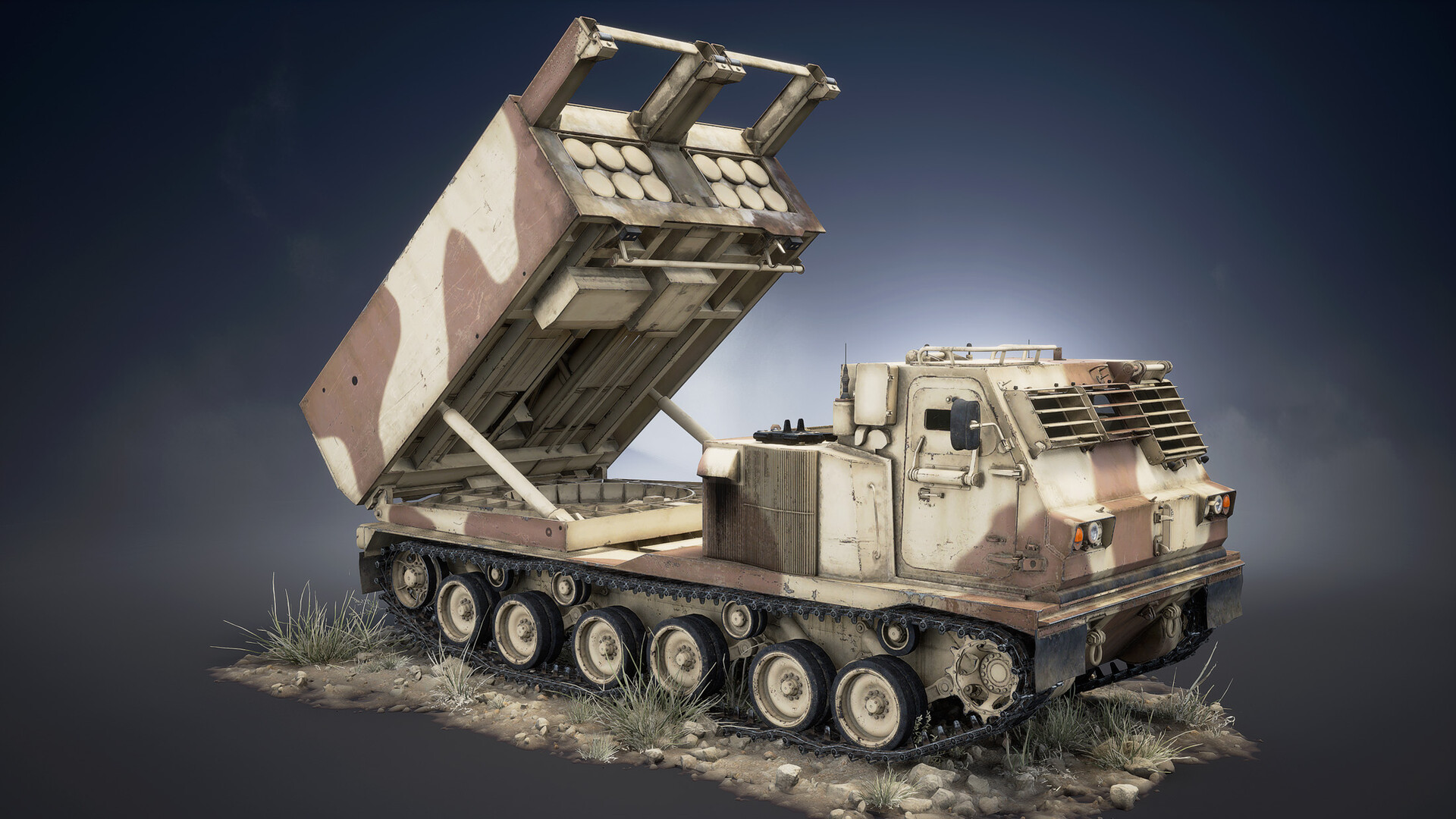 Serhii Ryzhkov - M270 MLRS Game Ready 3D-Model