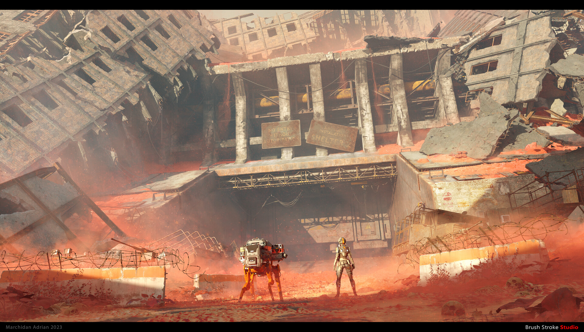 ArtStation - Colonist 9 - Fallout shelter entrance