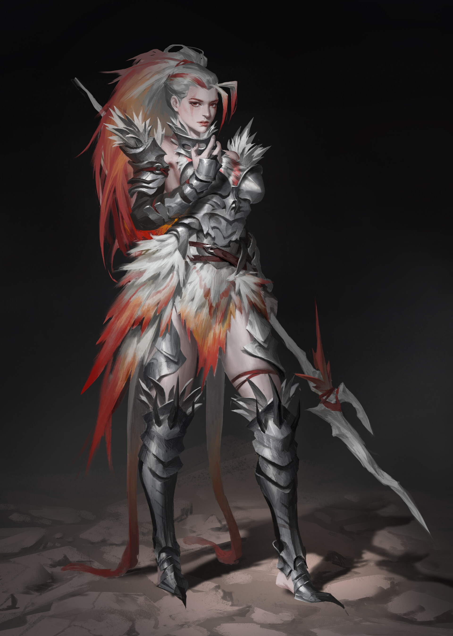 ArtStation - Flame Spear-Saro