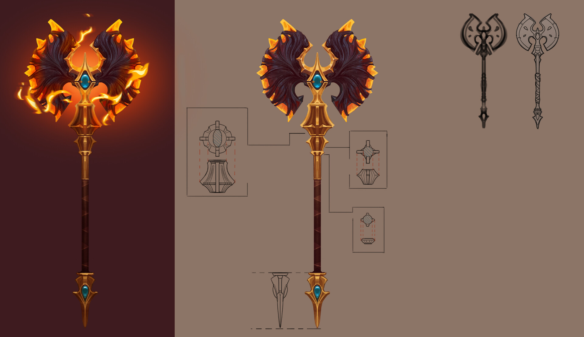 ArtStation - Lava axe